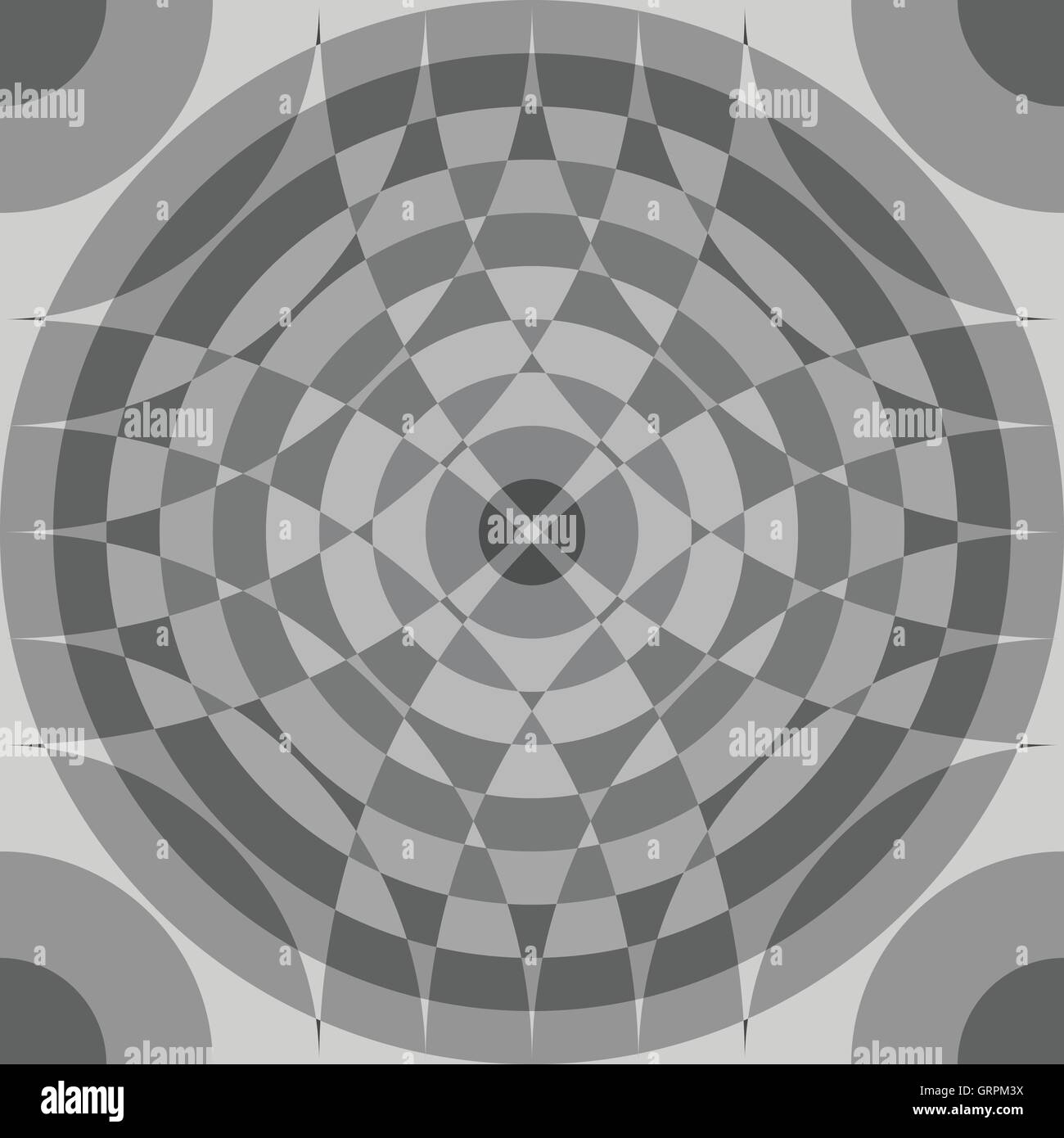 Repeatable segmented grayscale pattern. Monochrome abstract textured ...