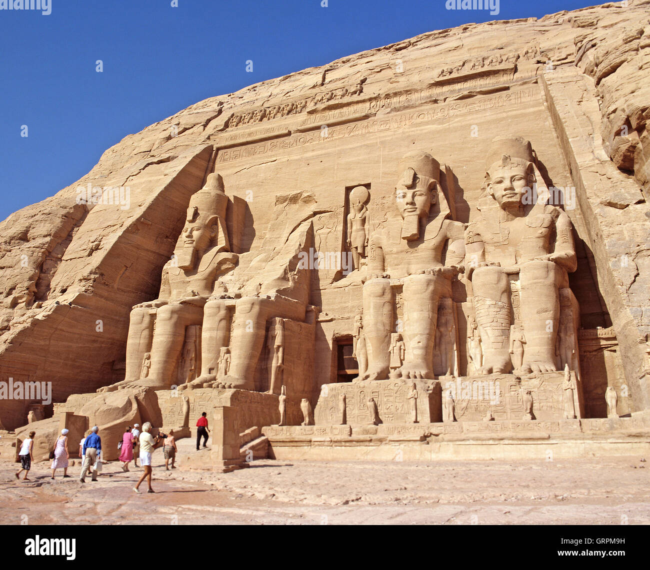 Temple Ramses II, Abu Simbel, Upper Egypt Stock Photo - Alamy