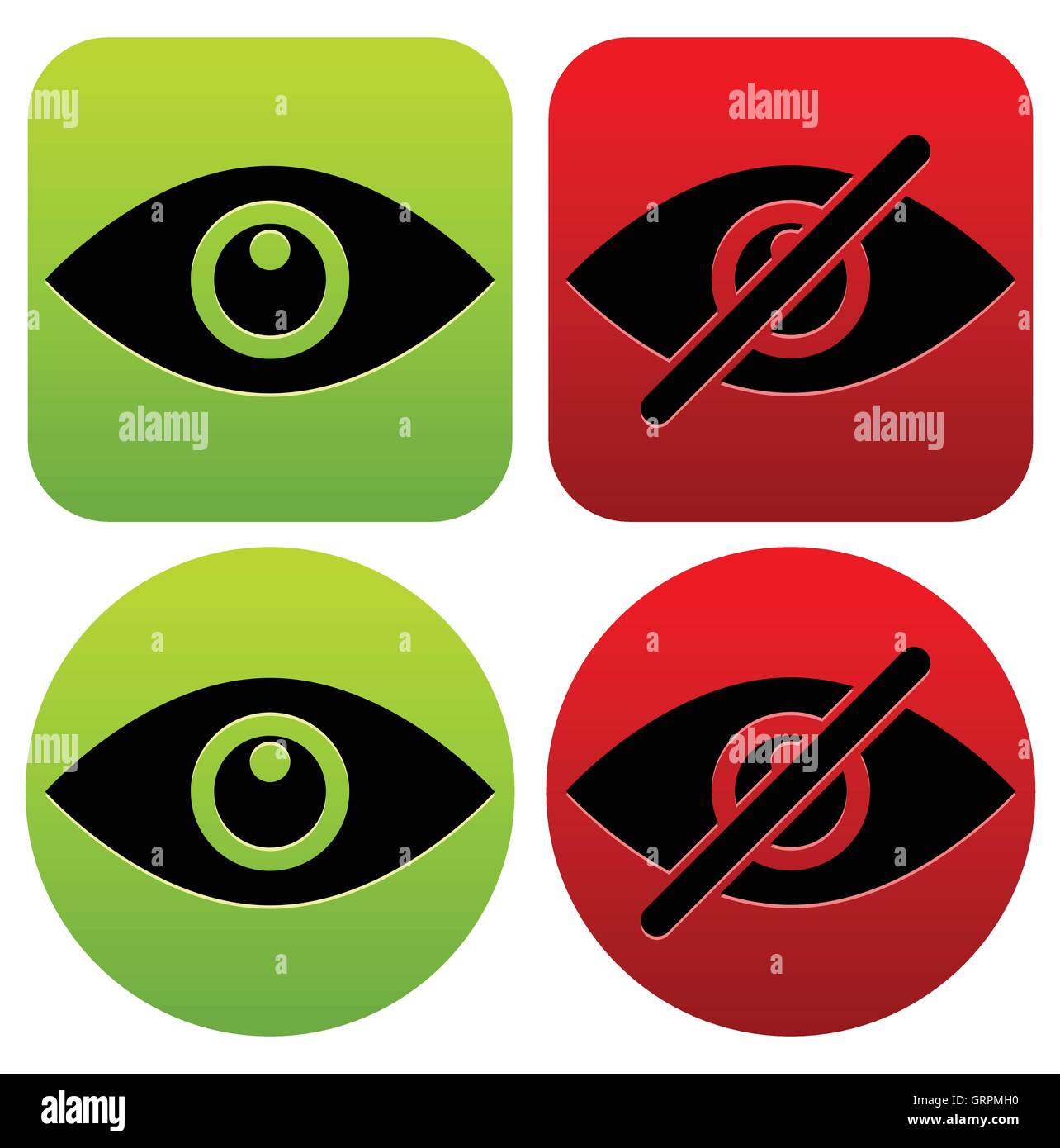 Show And Hide Button Icon