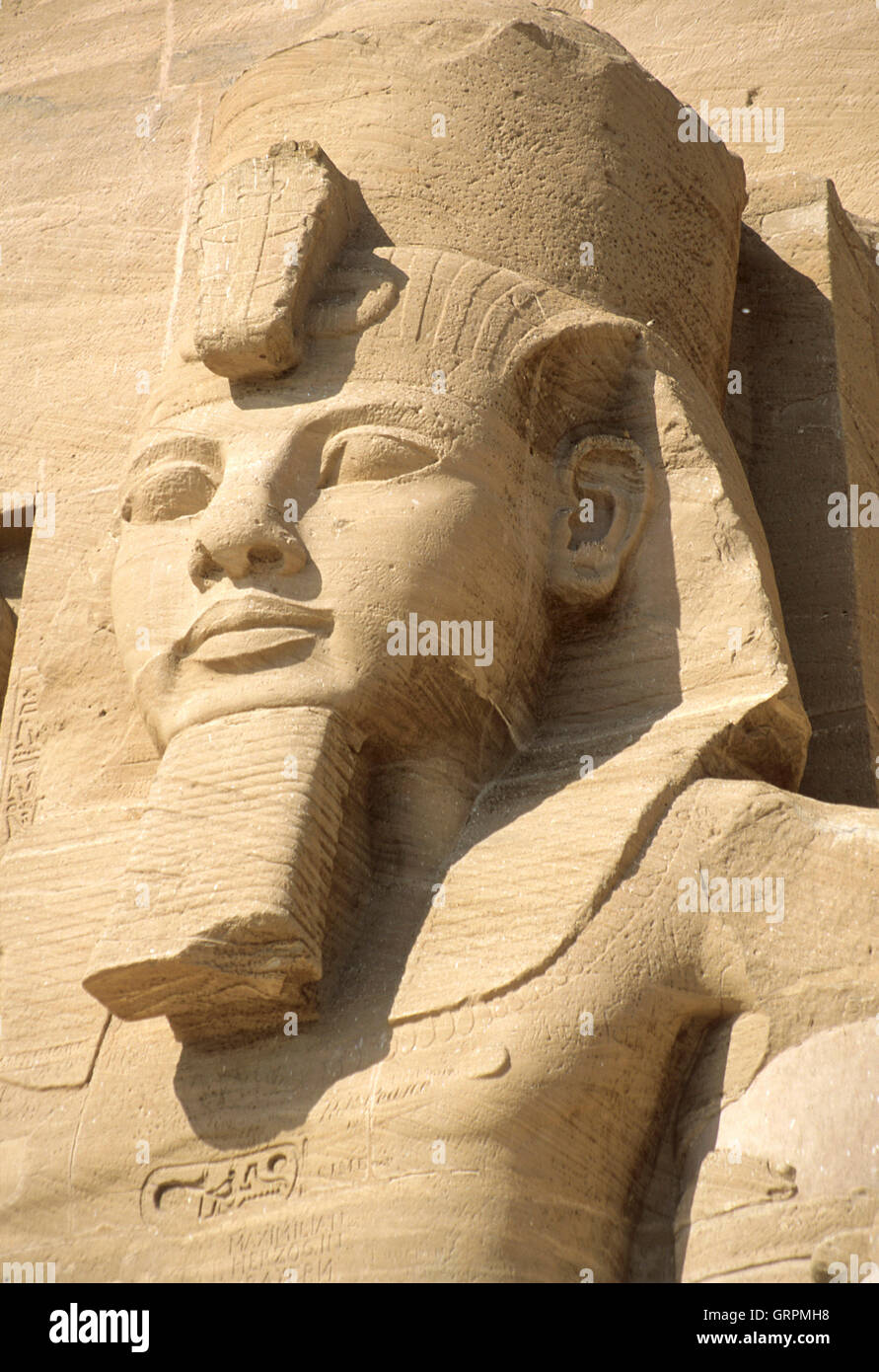 Temple Ramses II, Abu Simbel, Upper Egypt Stock Photo - Alamy
