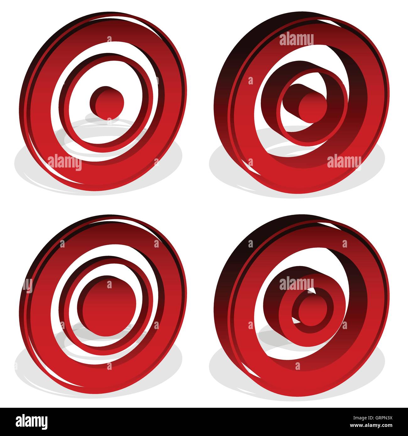 Concentric circles, bullseye, cross-hair, reticle, target mark icons ...