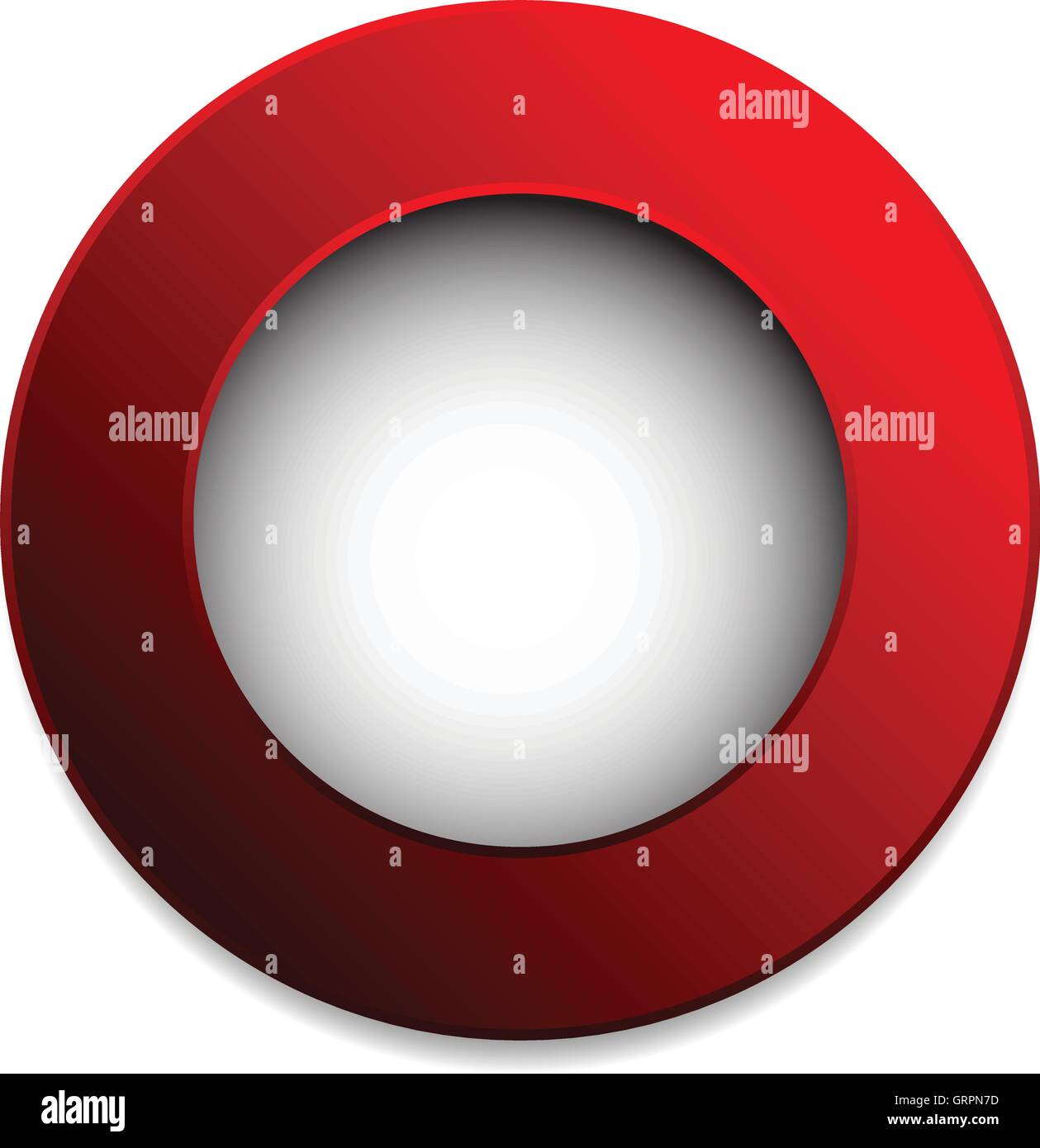 Colorful circle badge, button, pin, label element. Blank, empty circle ...