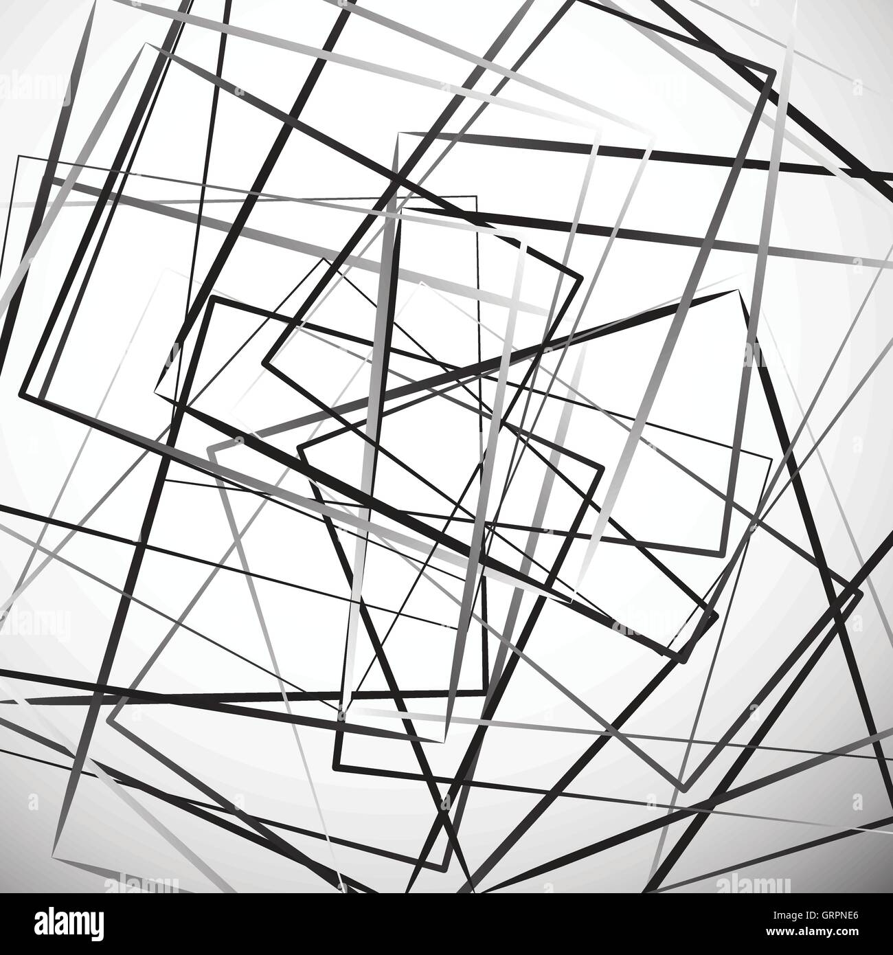 Geometric abstract illustration with irregular squares. Modern art ...