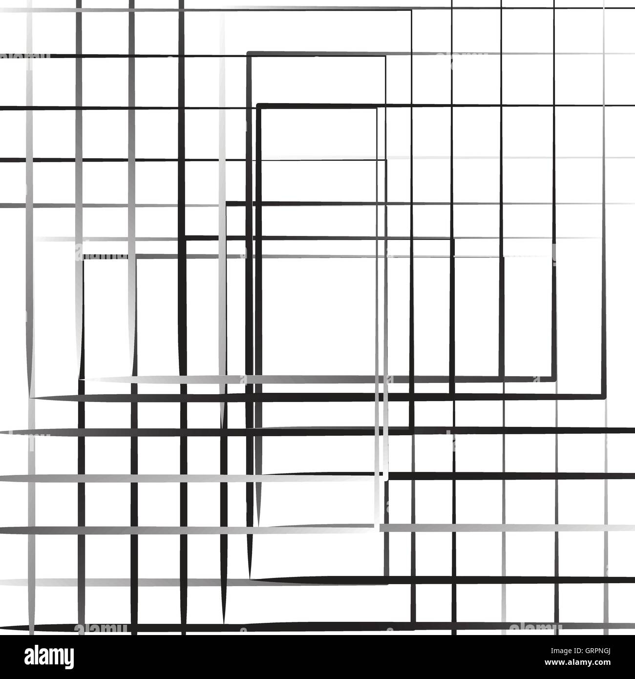 Geometric abstract illustration with irregular squares. Modern art ...