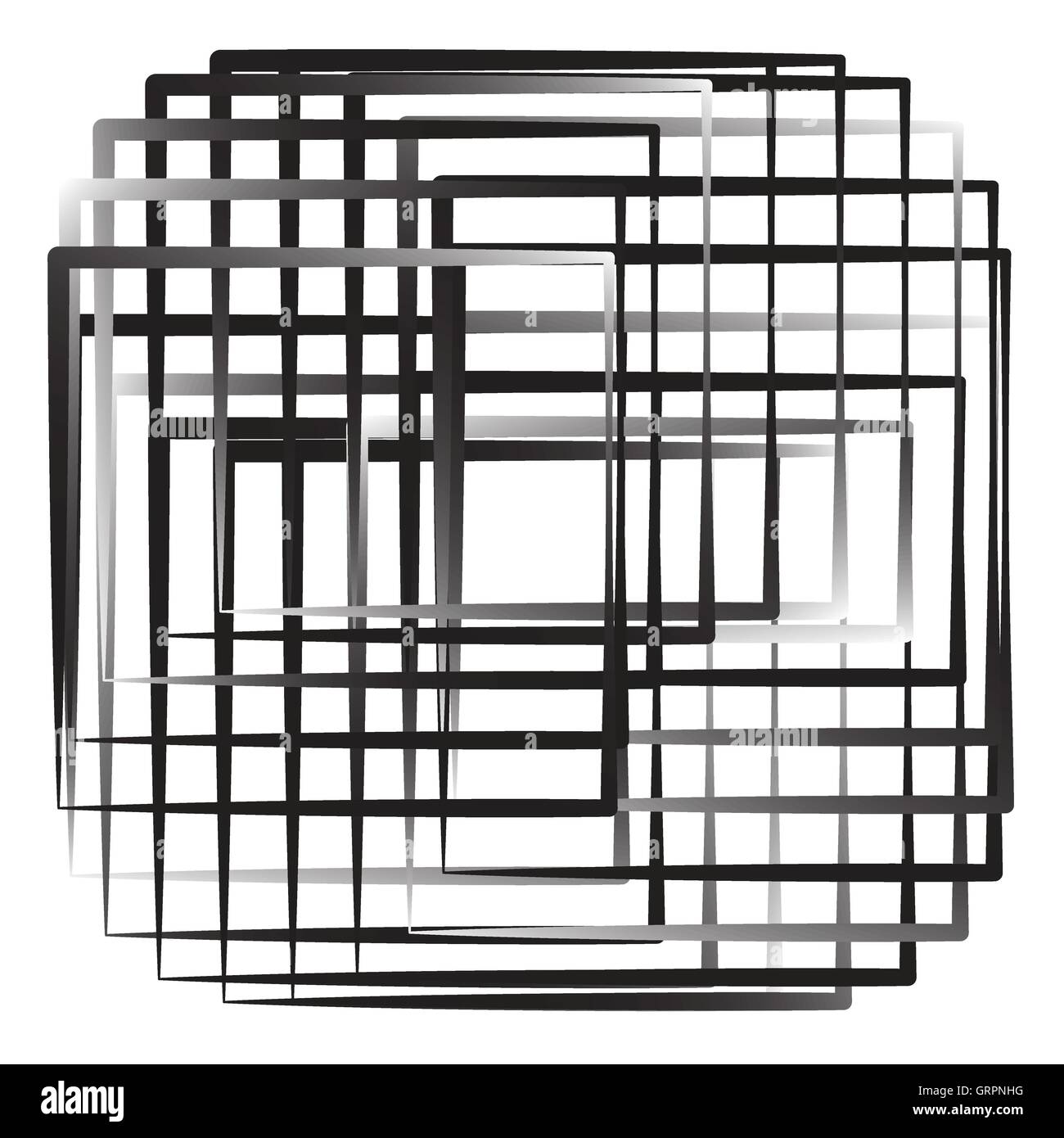 Geometric abstract illustration with irregular squares. Modern art ...