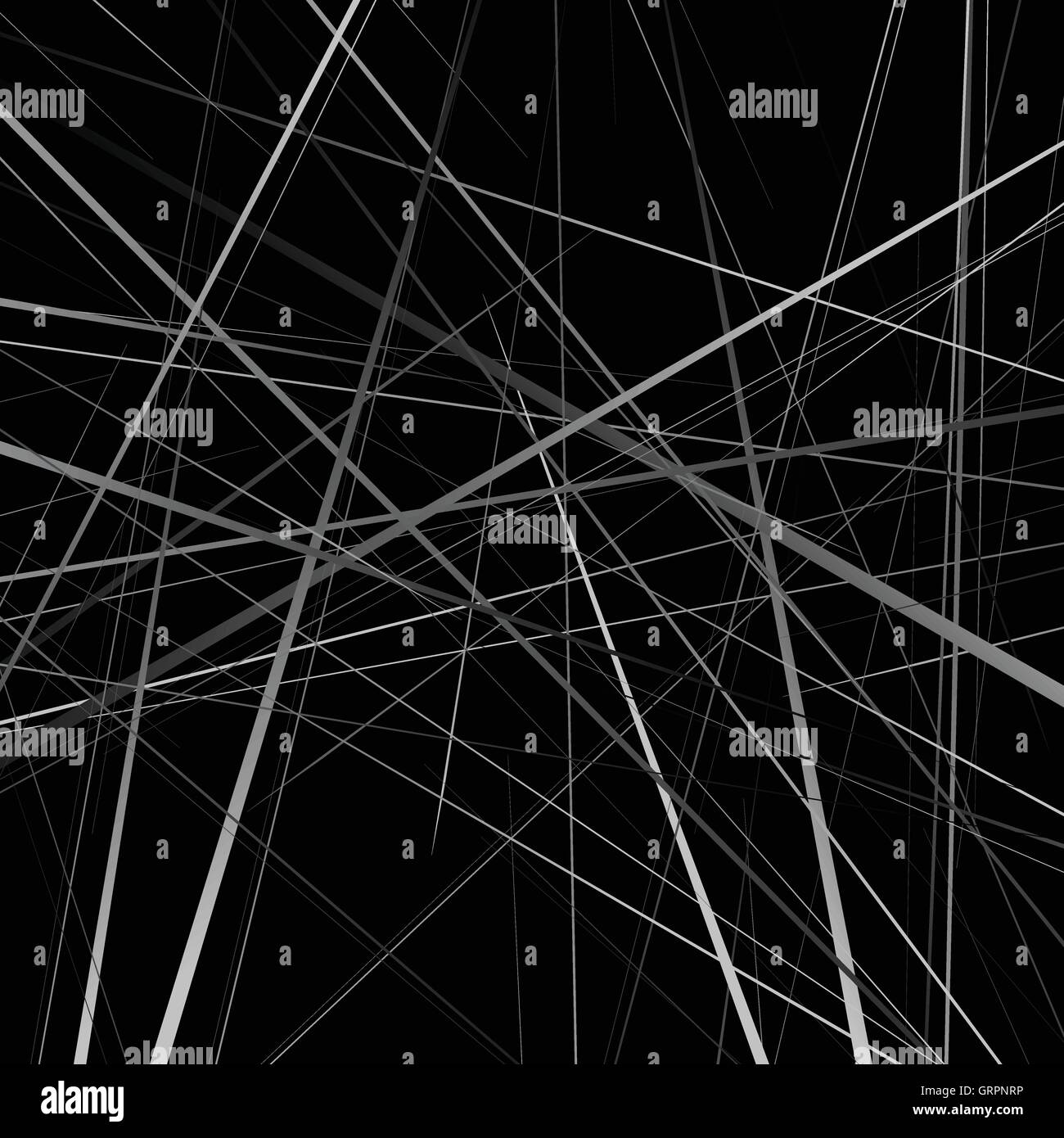 Geometric art random intersecting lines. Asymmetric irregular lines pattern Stock Vector Image ...