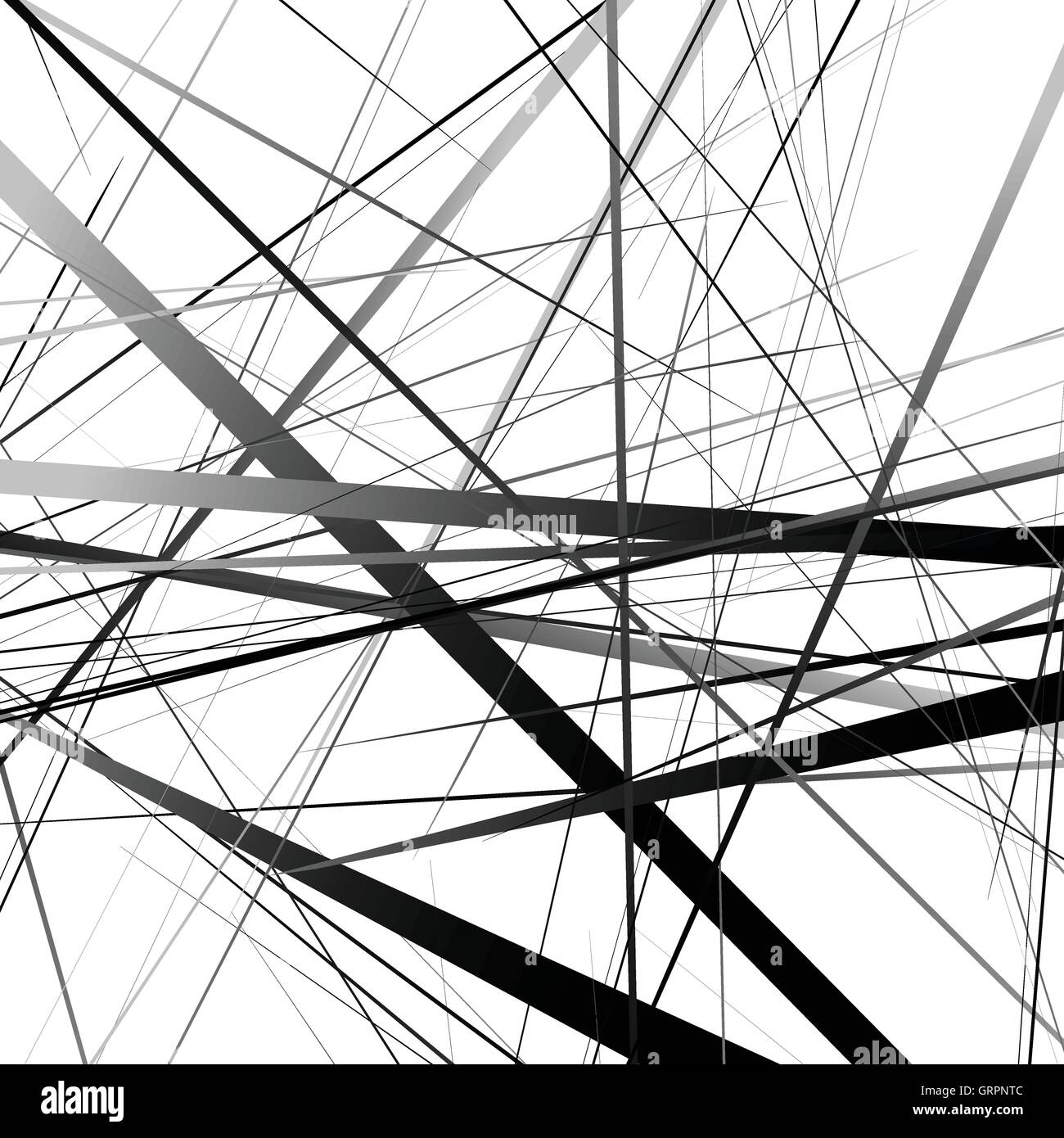 Geometric art random intersecting lines. Asymmetric irregular lines pattern Stock Vector Image ...