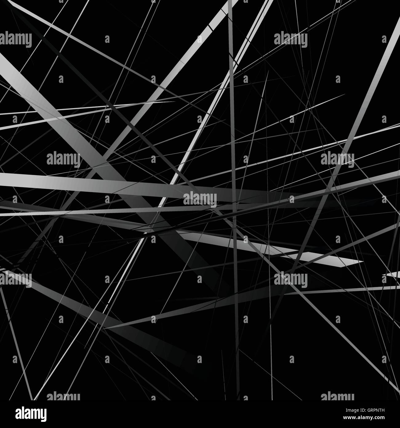 Geometric art random intersecting lines. Asymmetric irregular lines pattern Stock Vector Image ...