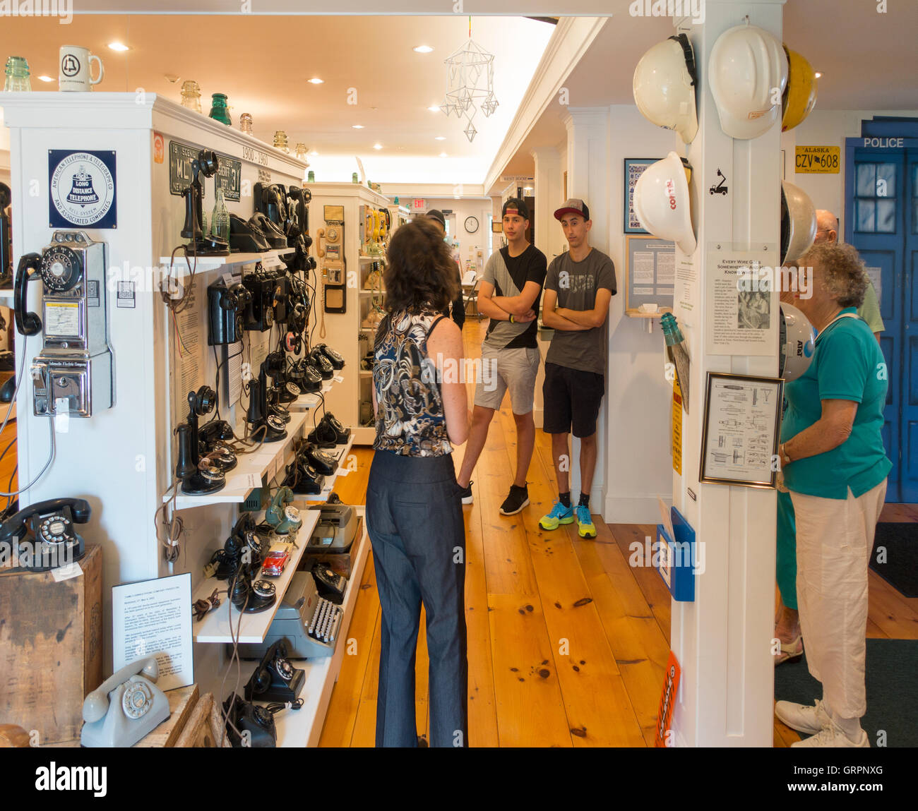 New Hampshire Telephone museum in Warner NH Stock Photo - Alamy