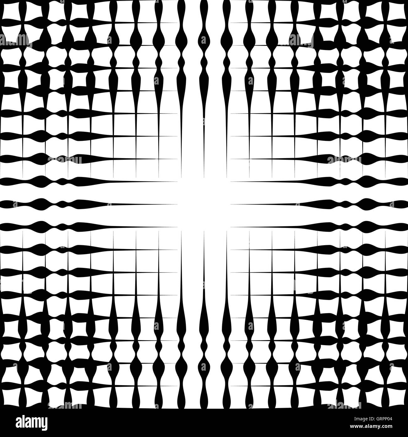 Grid mesh pattern with irregular lines - Seamlessly repeatable Stock Vector Image & Art - Alamy