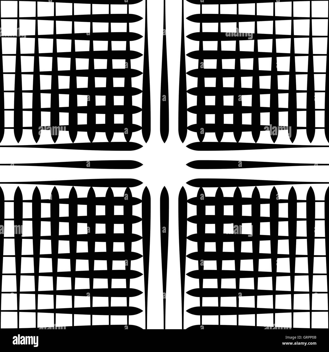 Grid mesh pattern with irregular lines - Seamlessly repeatable Stock Vector Image & Art - Alamy