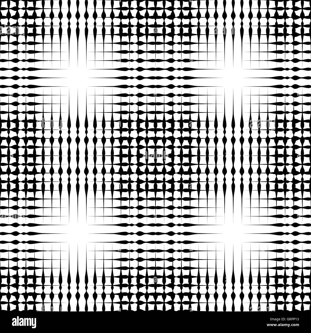 Grid mesh pattern with irregular lines - Seamlessly repeatable Stock Vector Image & Art - Alamy