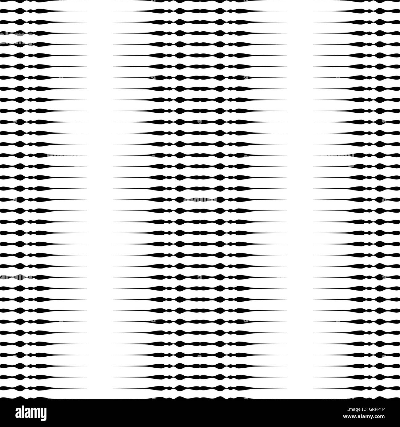 Horizontal lines repeatable geometric pattern. Stripes, streaks from ...