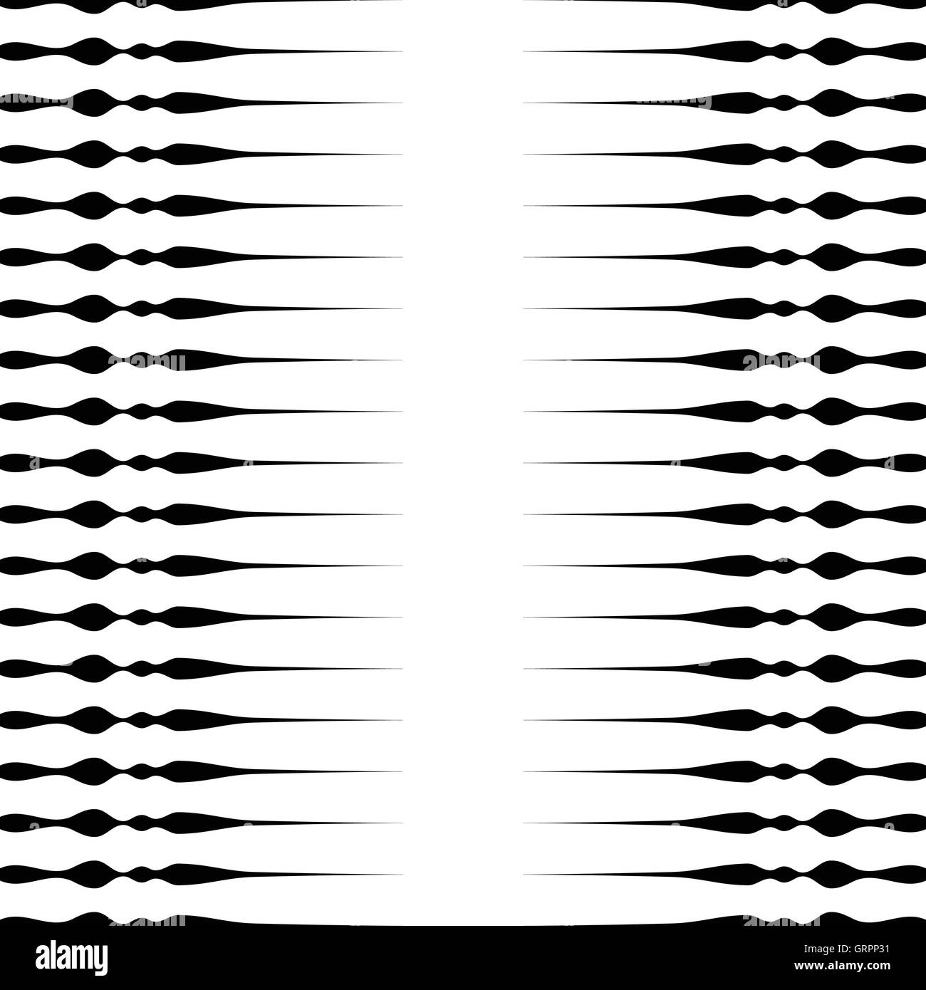 Horizontal lines repeatable geometric pattern. Stripes, streaks from ...