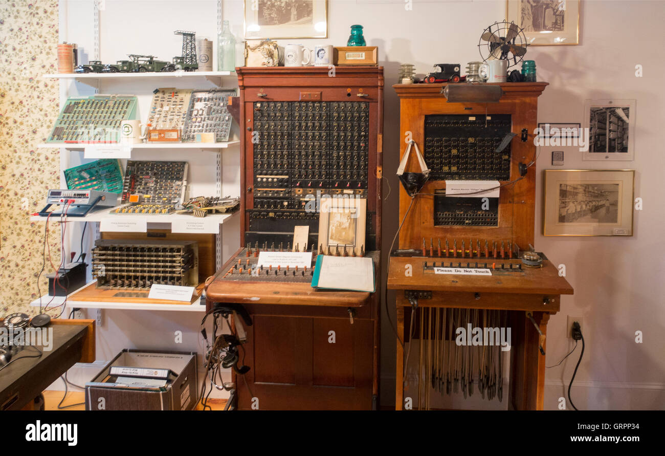 New Hampshire Telephone museum in Warner NH Stock Photo - Alamy