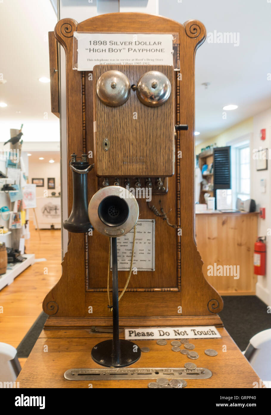 New Hampshire Telephone museum in Warner NH Stock Photo - Alamy