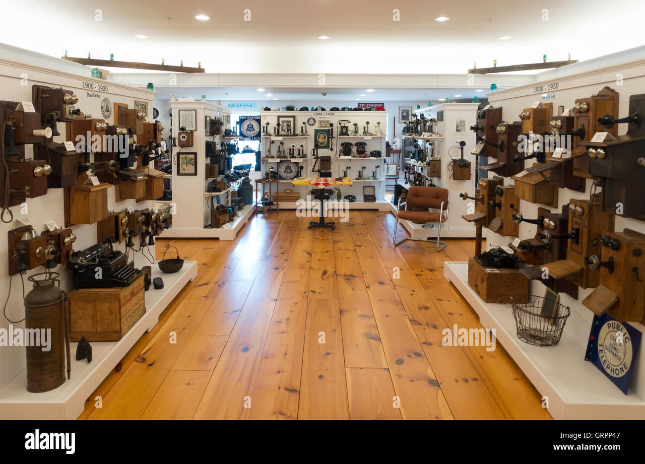 New Hampshire Telephone museum in Warner NH Stock Photo - Alamy