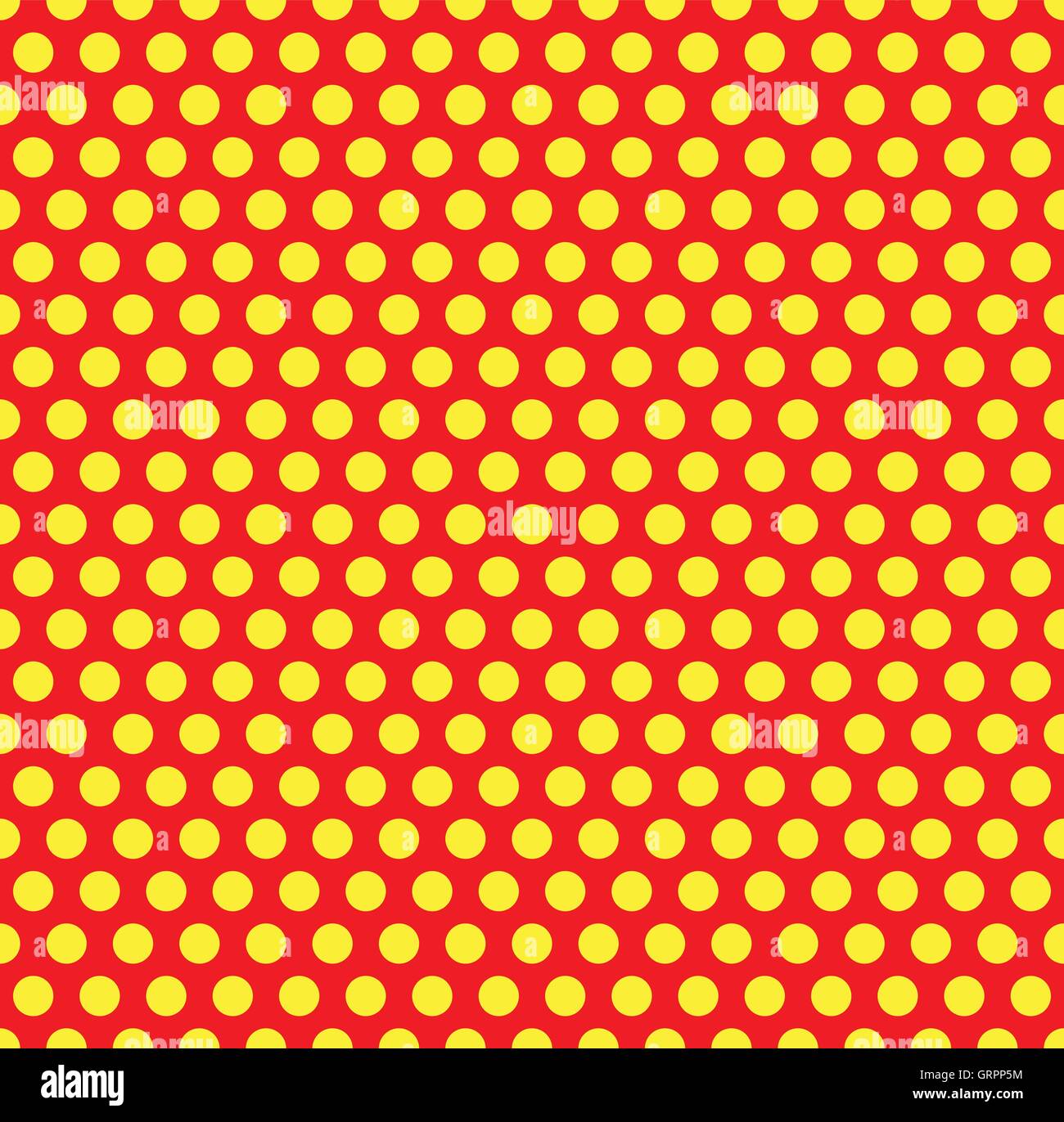 Dotted repeatable popart like duotone pattern. Speckled red yellow ...
