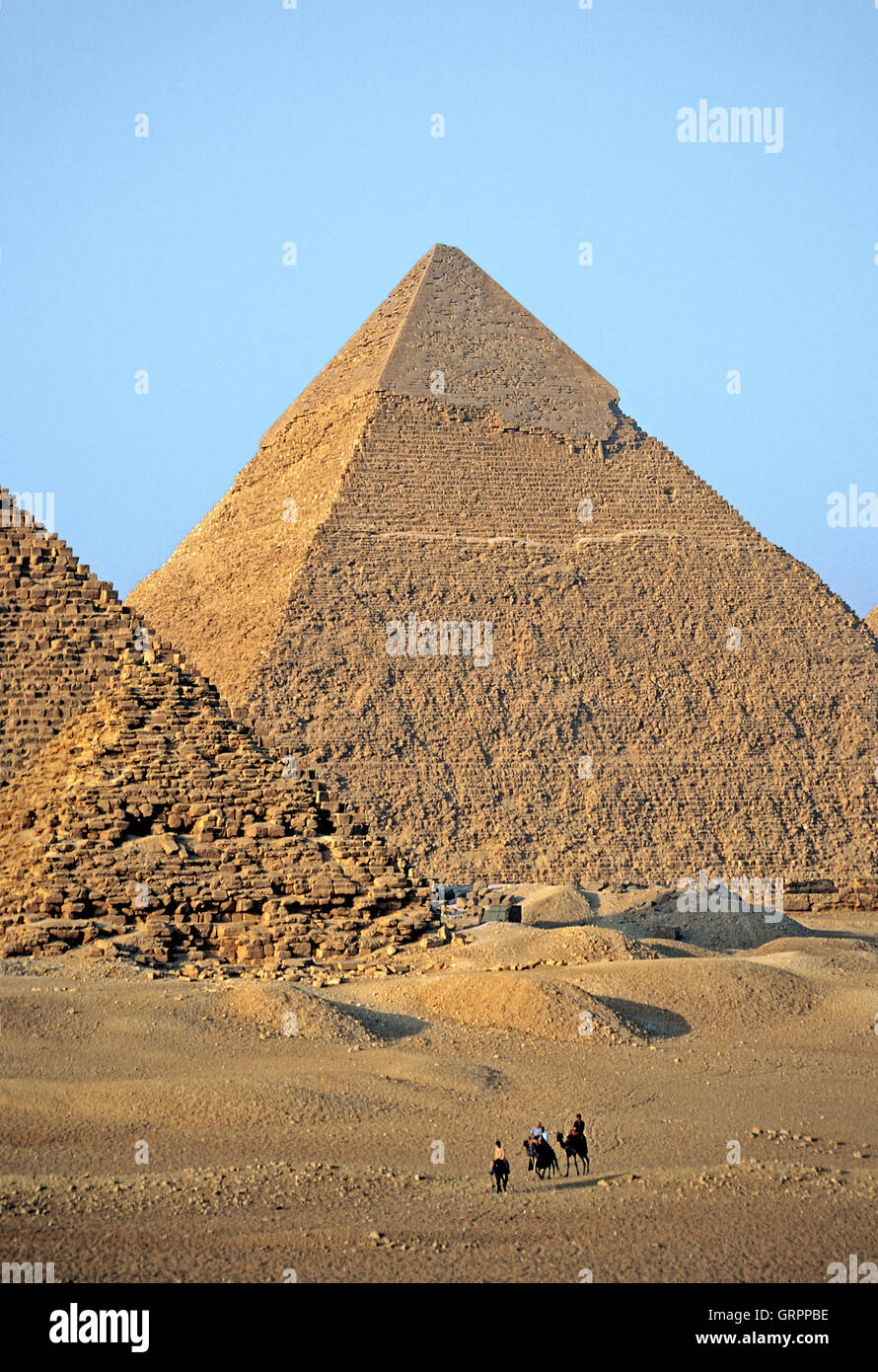 Pyramid of Chephren, Giza, Egypt Stock Photo - Alamy