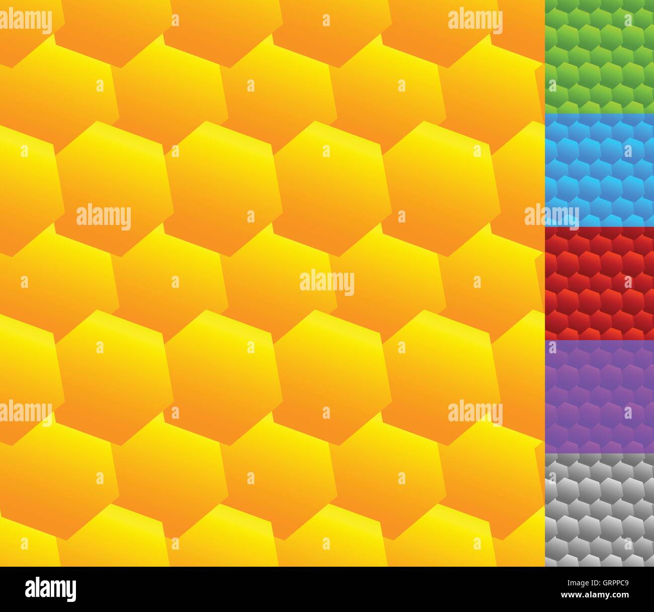 Overlapping hexagons pattern hi-res stock photography and images - Alamy