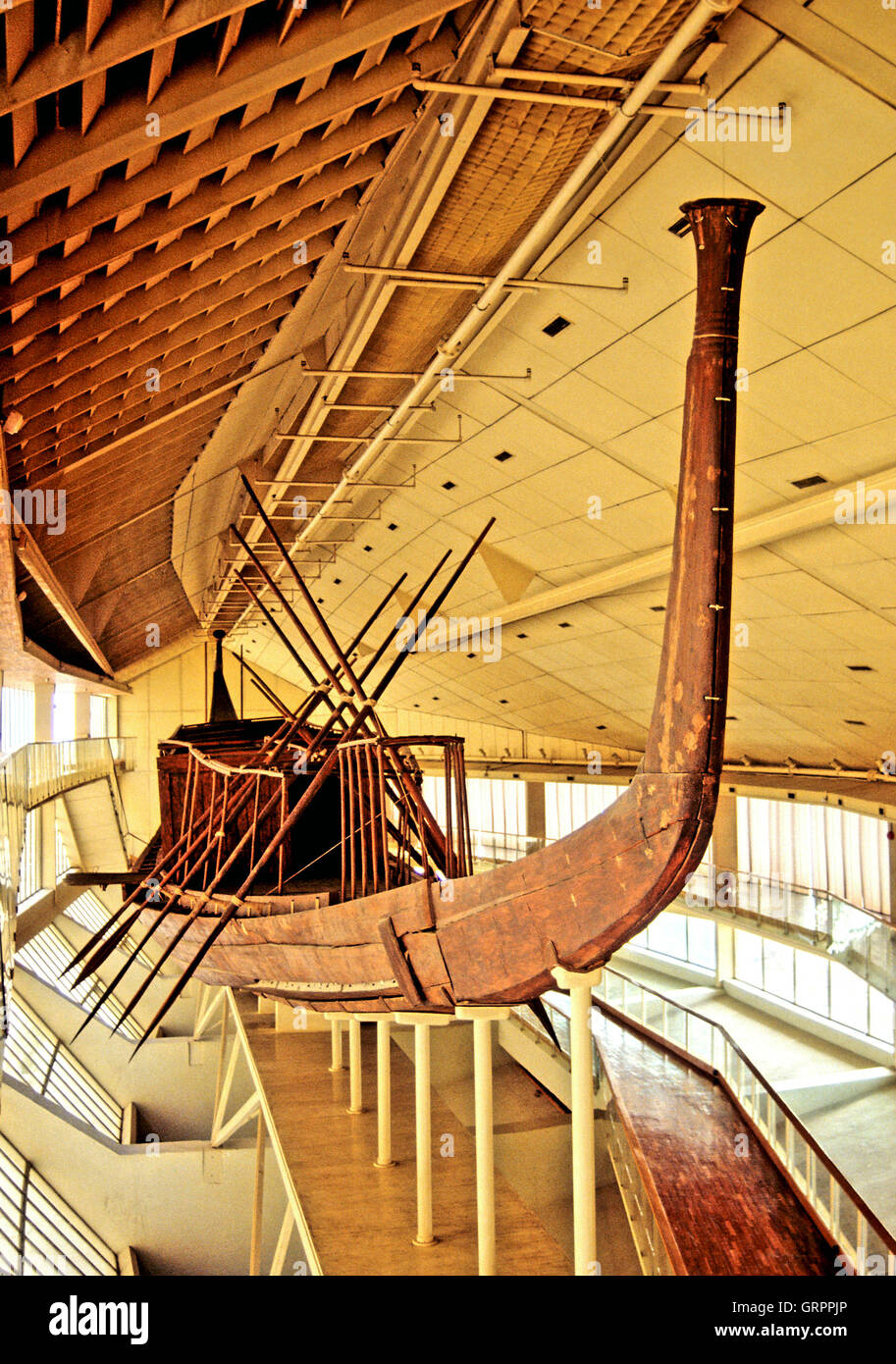 The Solar Boat, Giza, Egypt Stock Photo - Alamy
