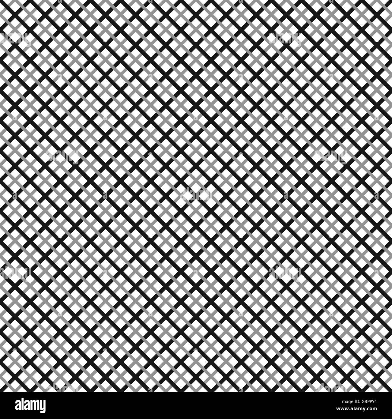 Grid, mesh pattern with interlacing lines. Cross, X pattern. Seamlessly ...