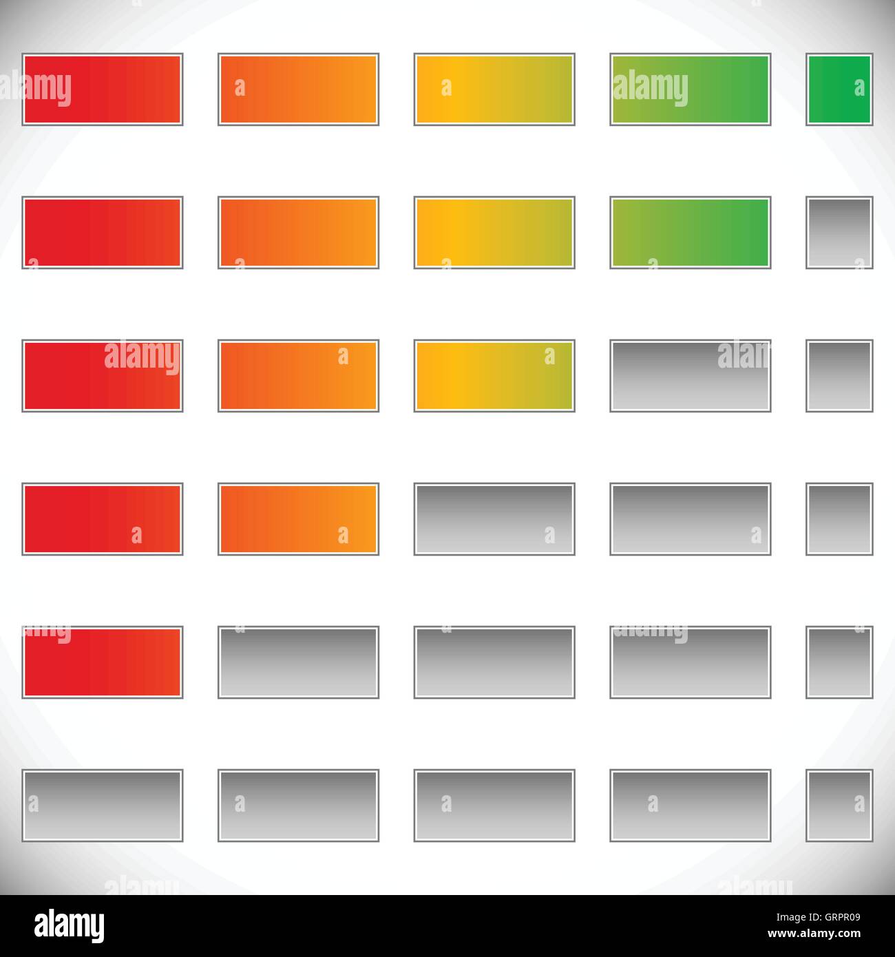 5-step progress, step indicators. (Swap colors easily Stock Vector ...