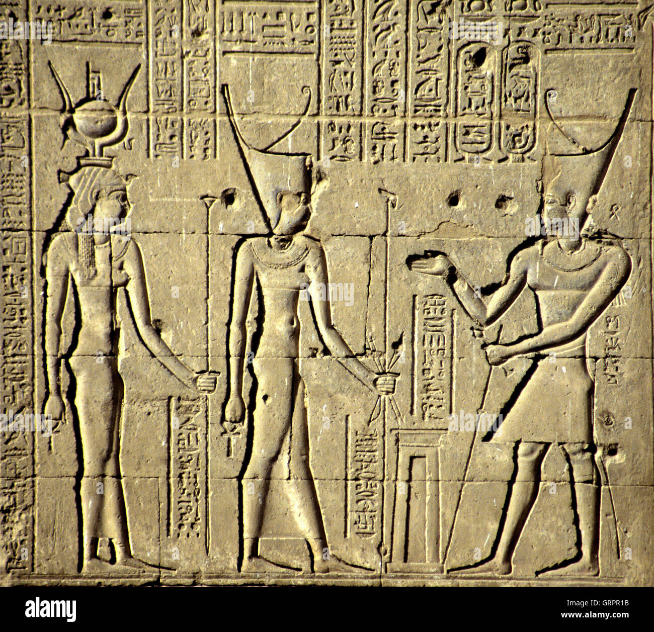 Temple of Khnum, Isna, Upper Egypt Stock Photo - Alamy