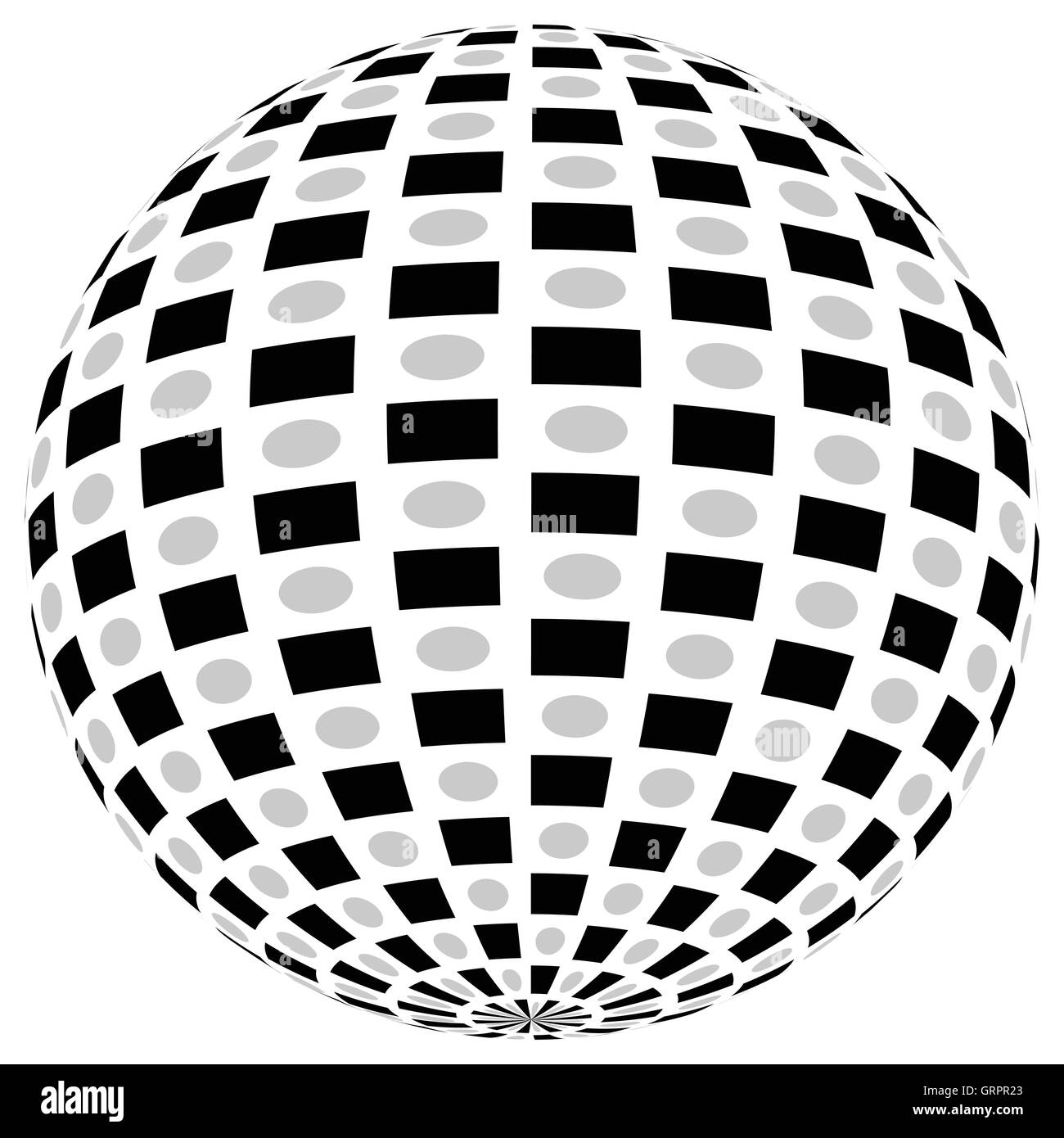 3d orb textured grayscale surface hi-res stock photography and images ...