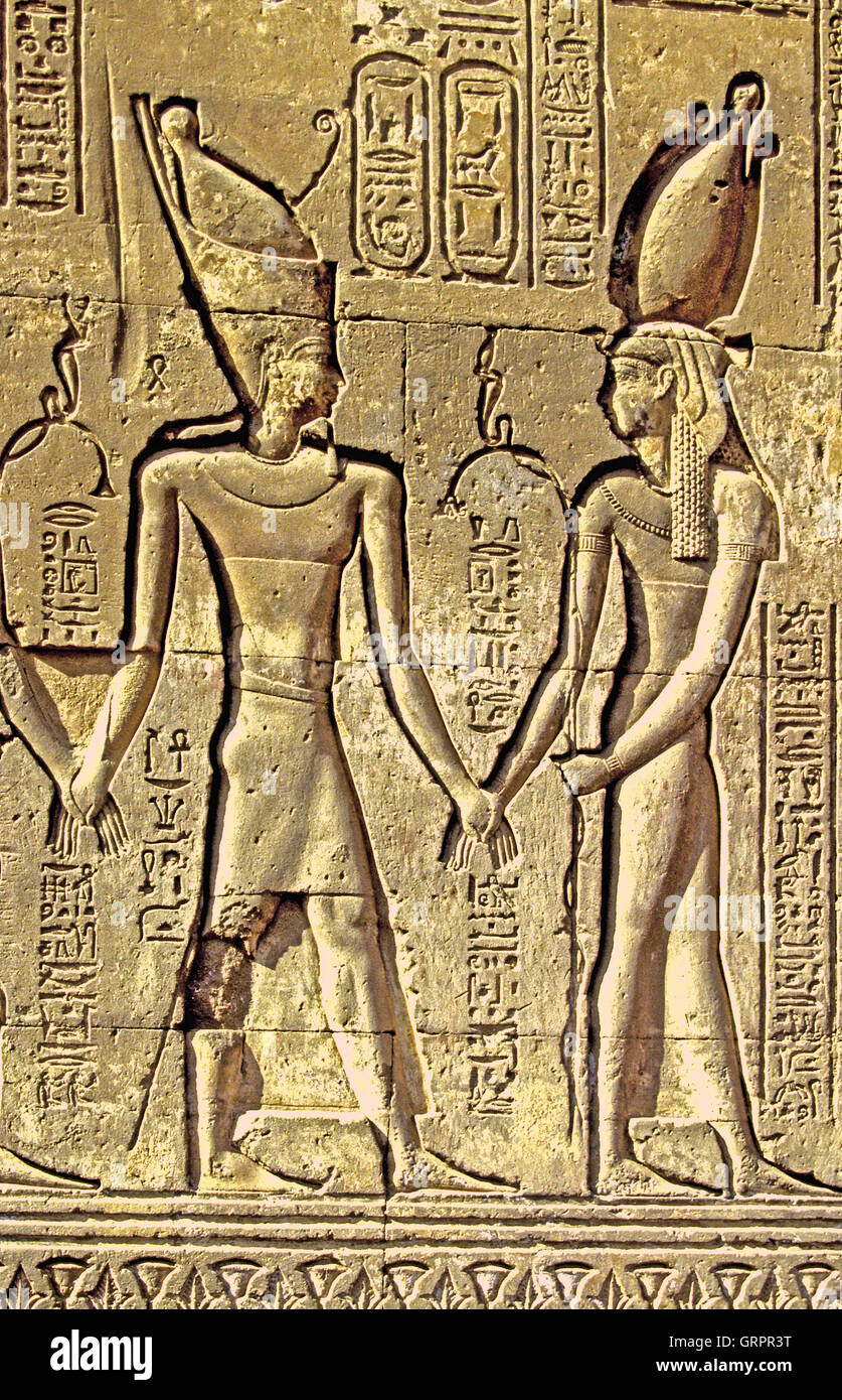 Temple of Khnum, Isna, Upper Egypt Stock Photo - Alamy