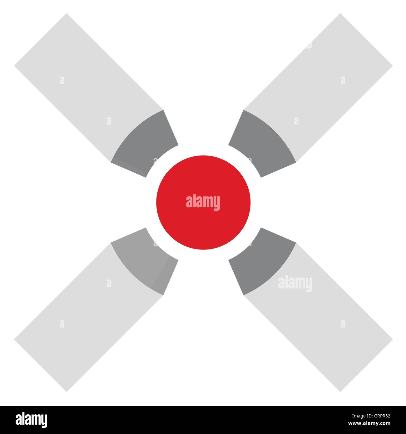 Cross-hair, target mark, reticule sign. Precision, accuracy, alignment ...