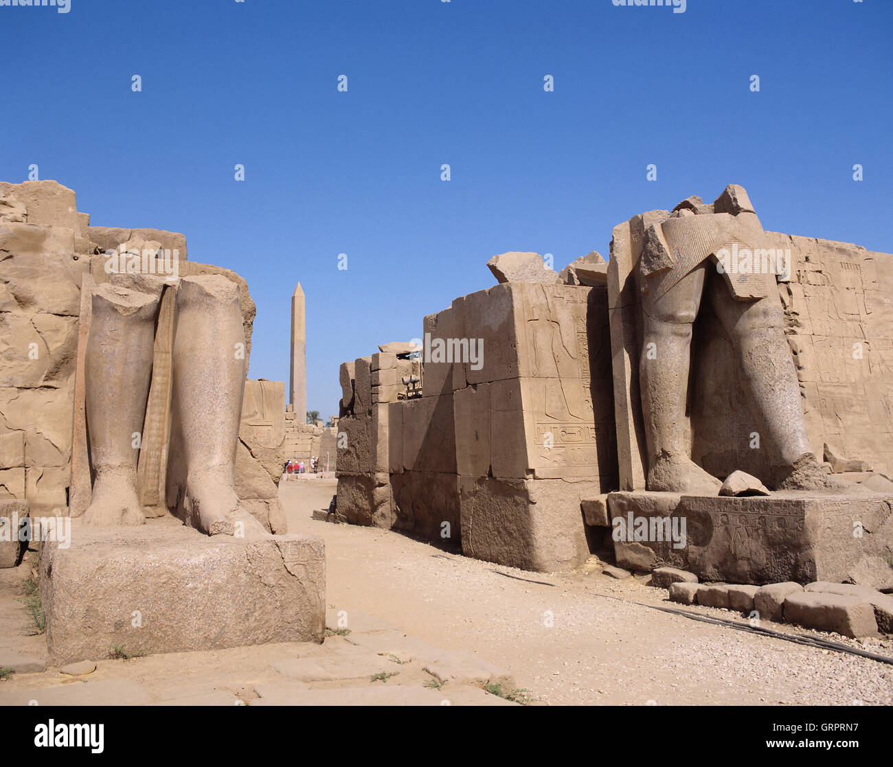 Temple of Mut, Temple of Amun-Ra, Karnak, Upper Egypt Stock Photo - Alamy