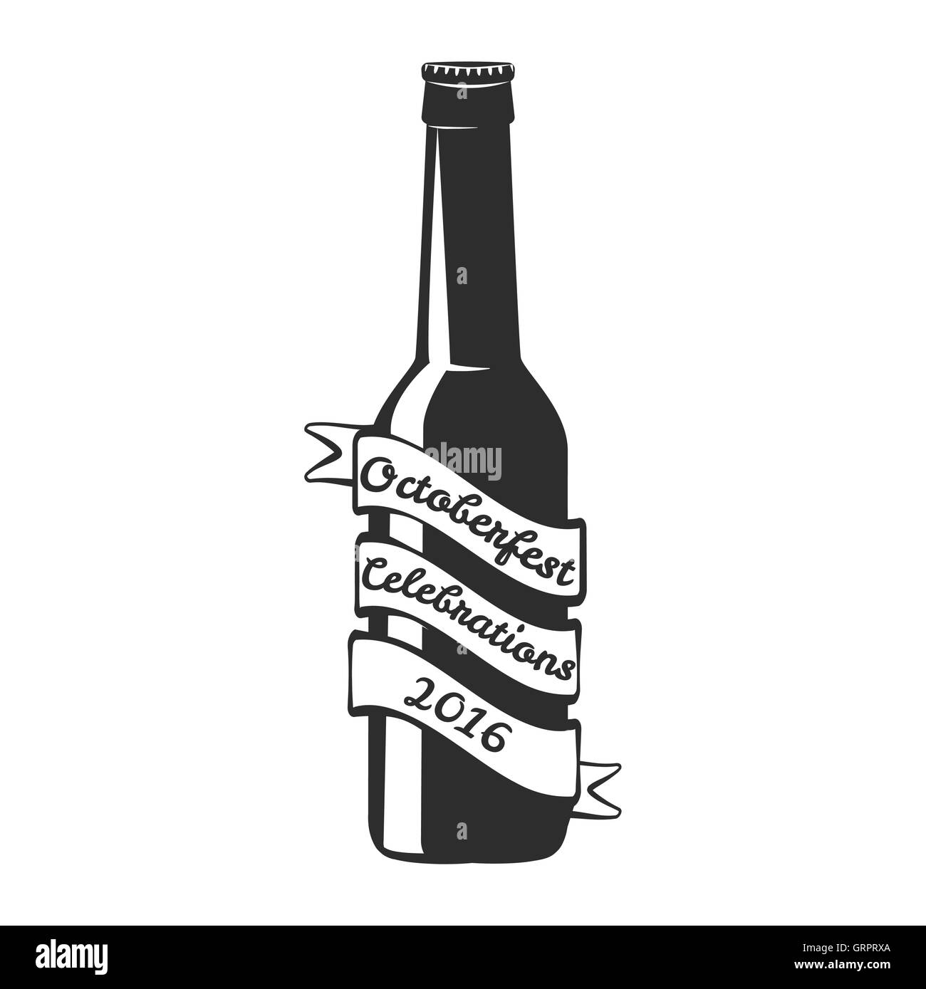 Beer Bottle Clipart Black And White