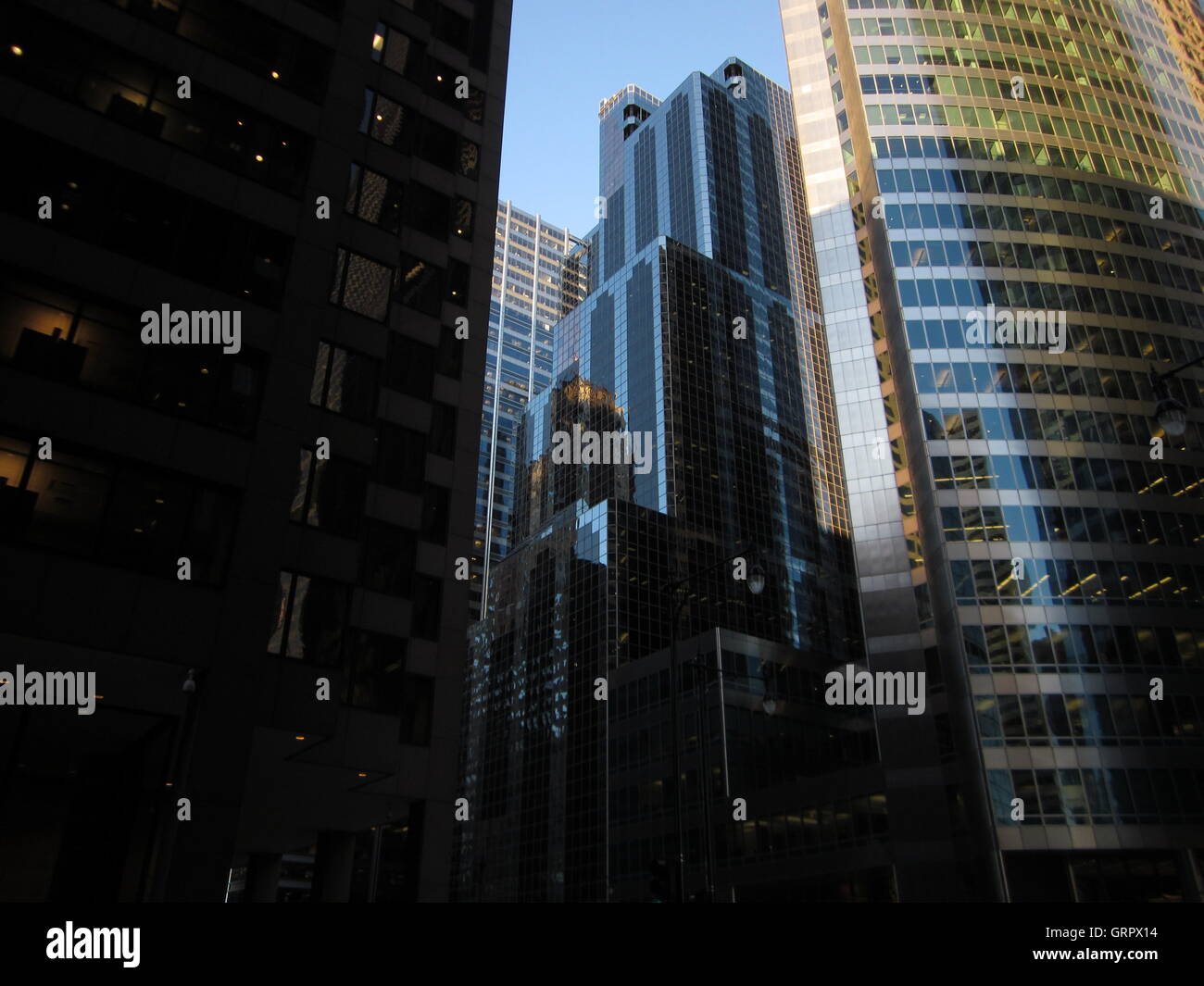 Buildings in Chicago's Loop (downtown Stock Photo - Alamy