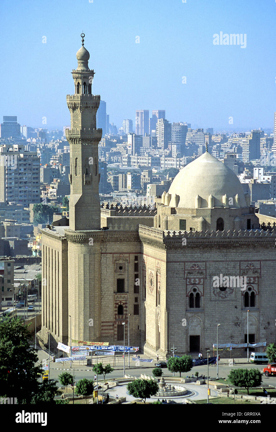 Mosque sultan hassan dome cairo egypt hi-res stock photography and ...