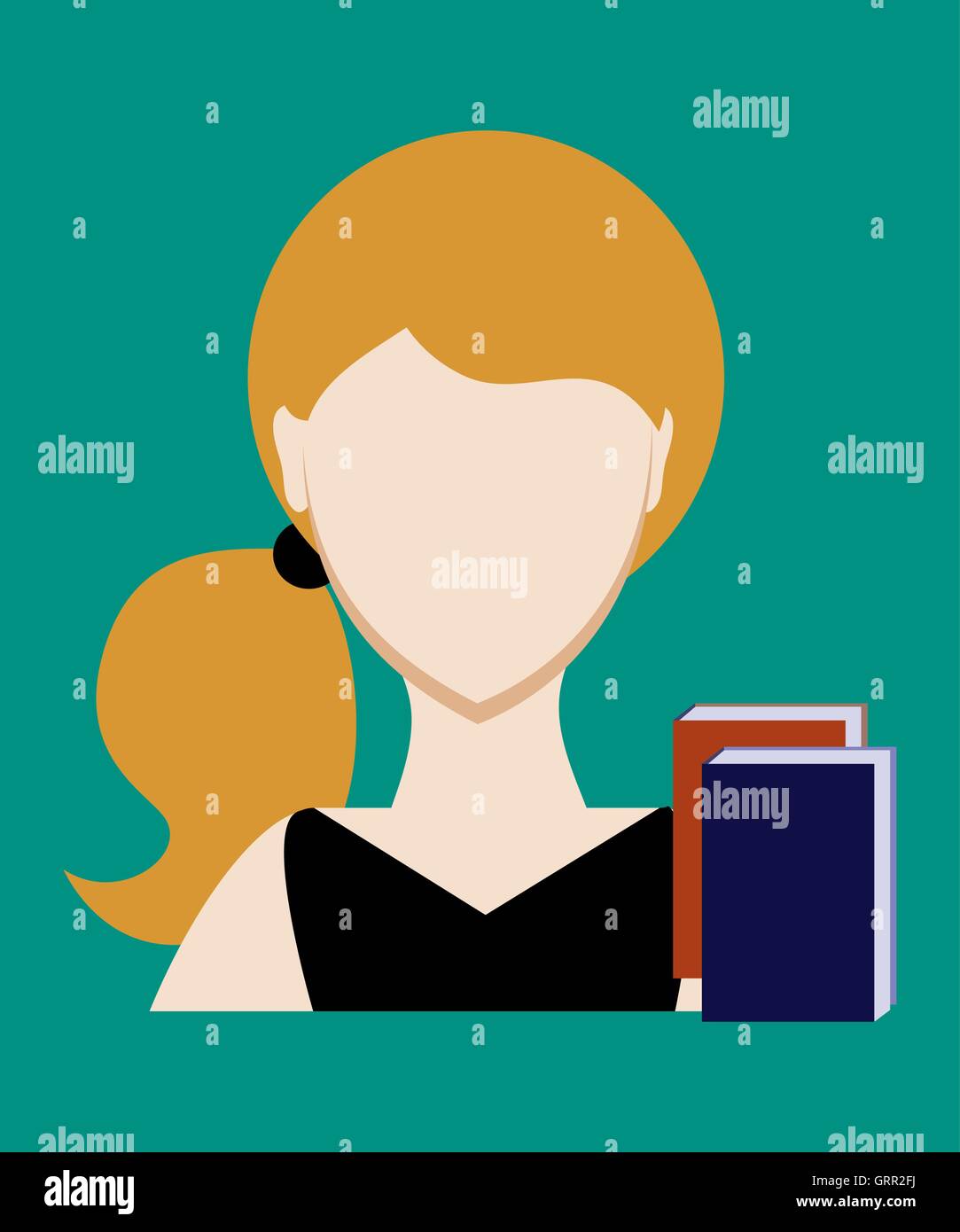 Profession people teacher. Face male uniform. Avatars in flat design ...