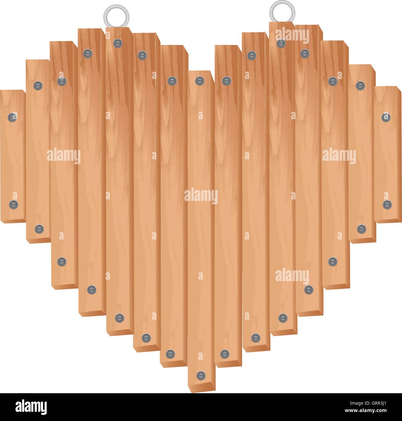 heart dsign with wooden sticks Stock Vector Image & Art - Alamy