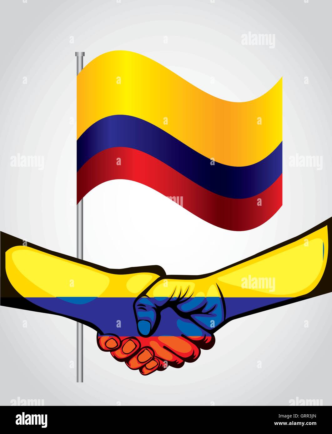 Colombian peace agreement symbol Stock Vector Image & Art - Alamy