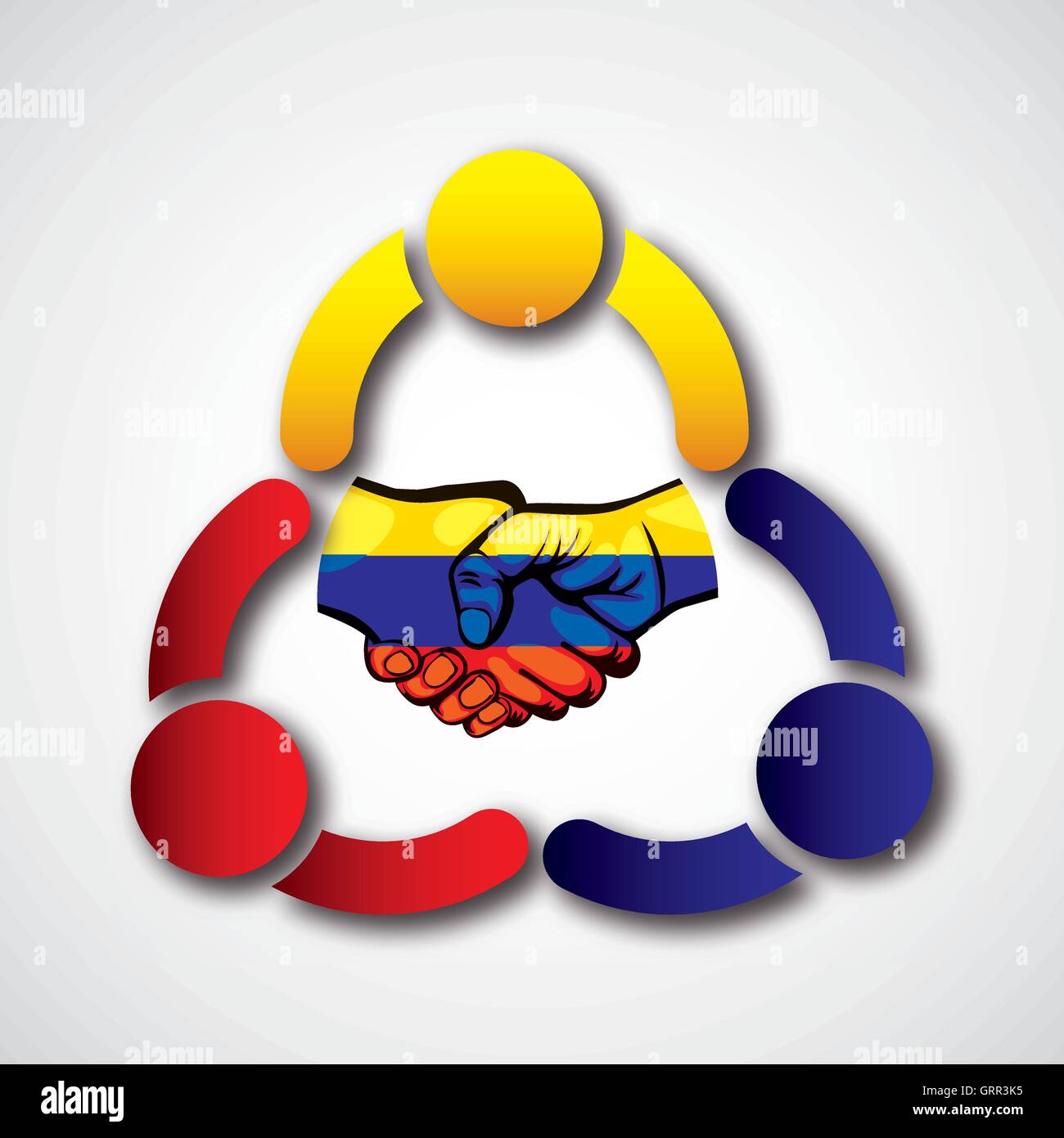 Colombian peace agreement symbol Stock Vector Image & Art - Alamy