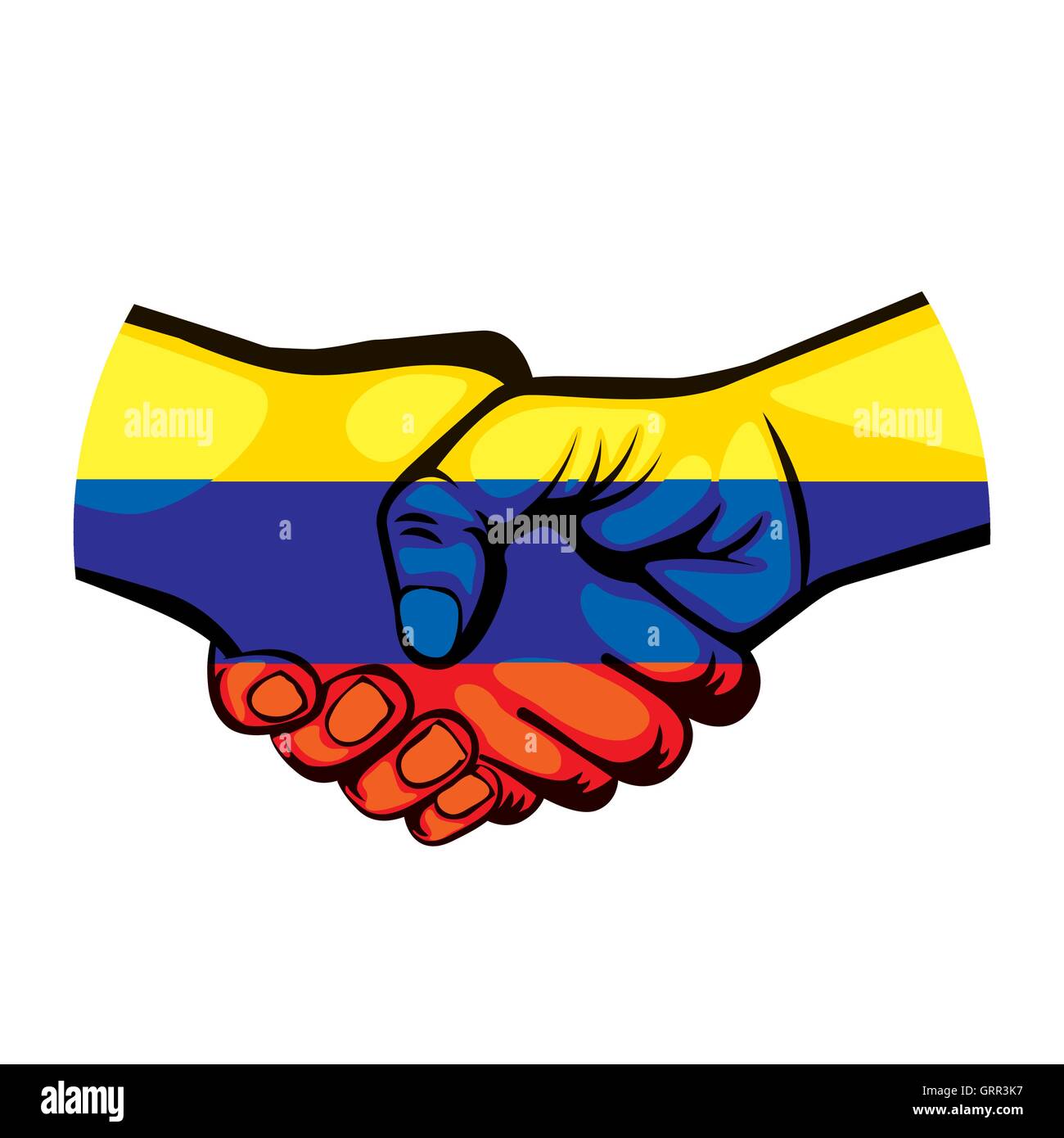 Colombian peace agreement symbol Stock Vector Image & Art - Alamy