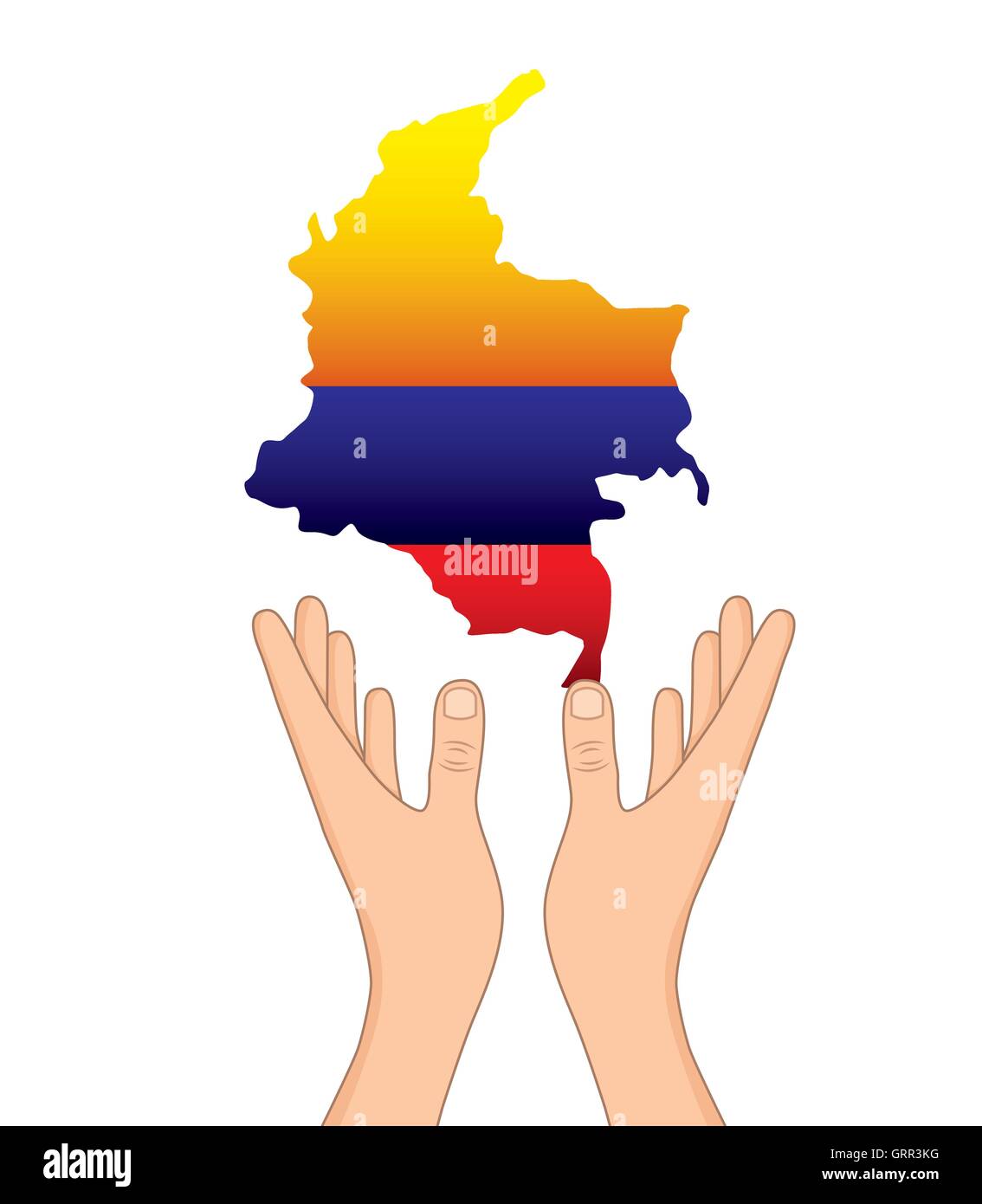 colombian flag colorful icon Stock Vector Image & Art - Alamy