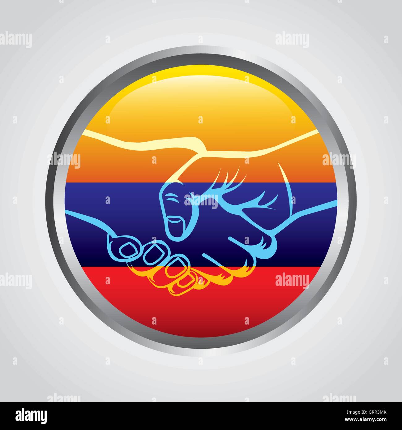 Colombian peace agreement symbol Stock Vector Image & Art - Alamy