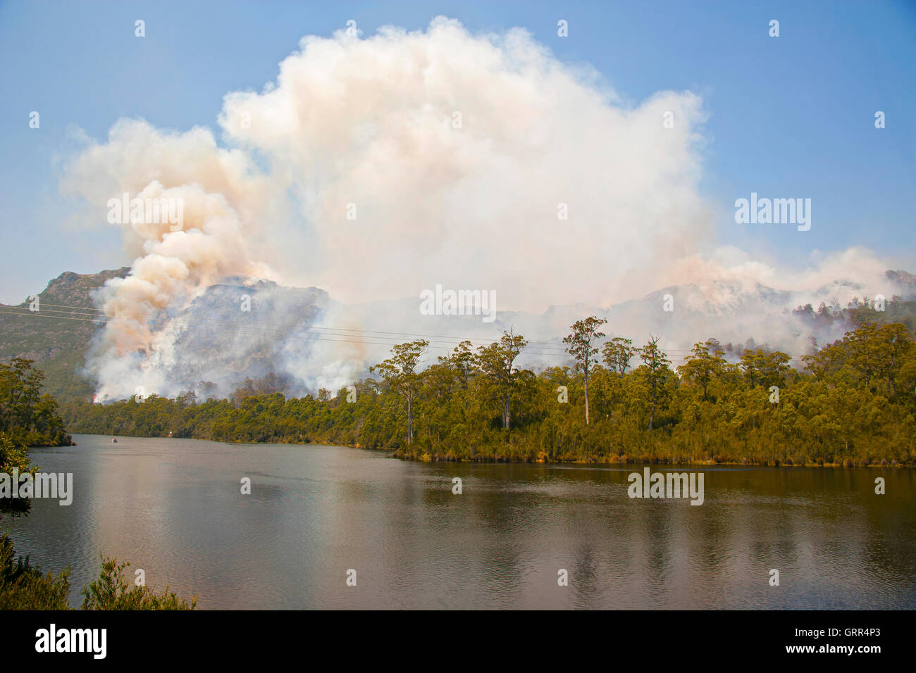 Fire in the wilderness Stock Photo - Alamy