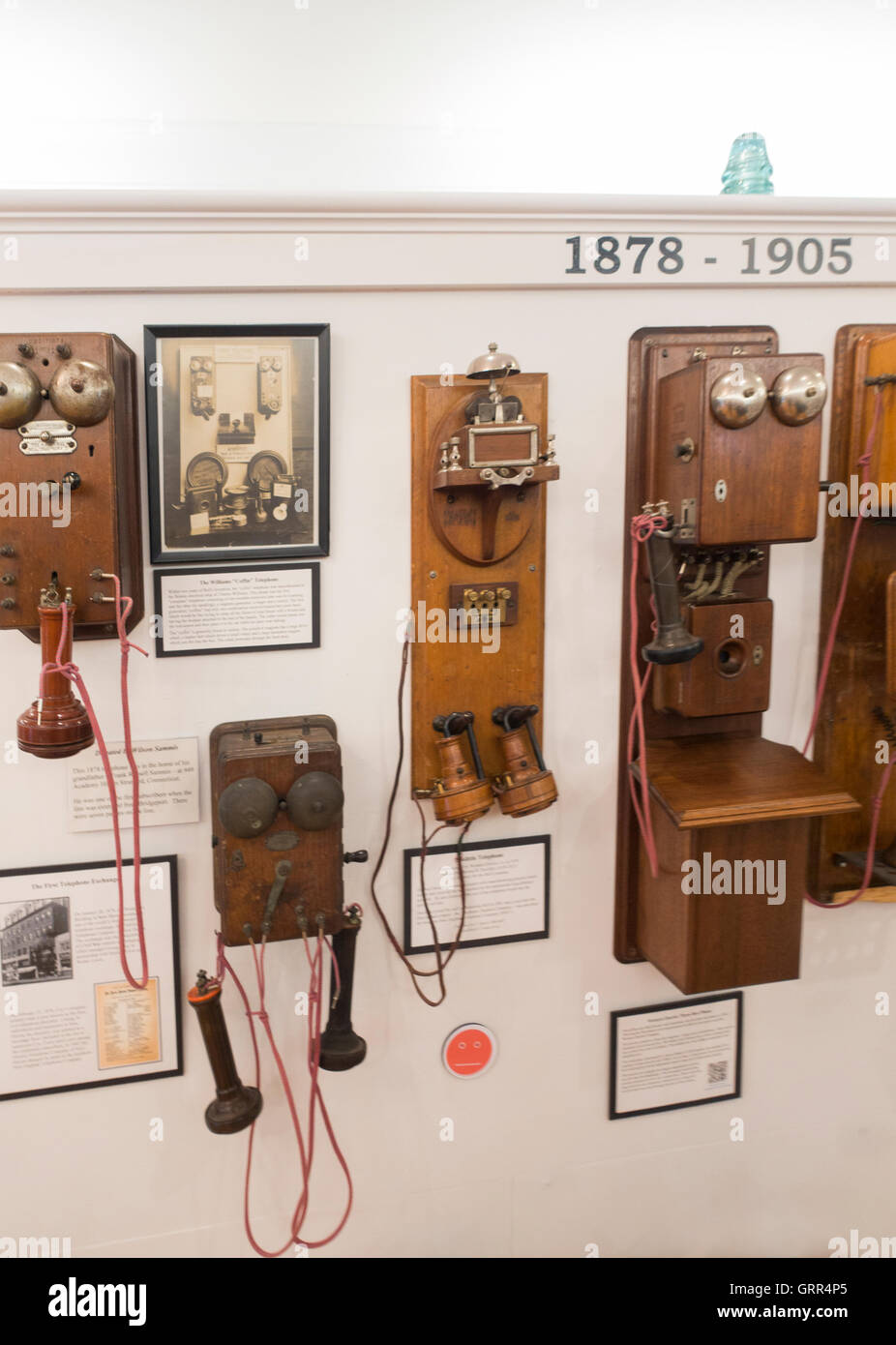 Bell's telephone 1878 hi-res stock photography and images - Alamy