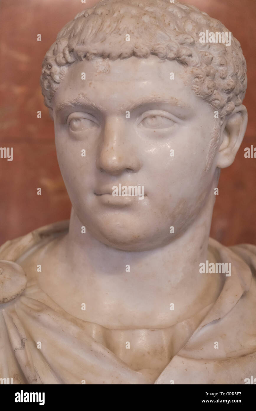 Geta emperor geta marble statue the louvre museum hi-res stock ...