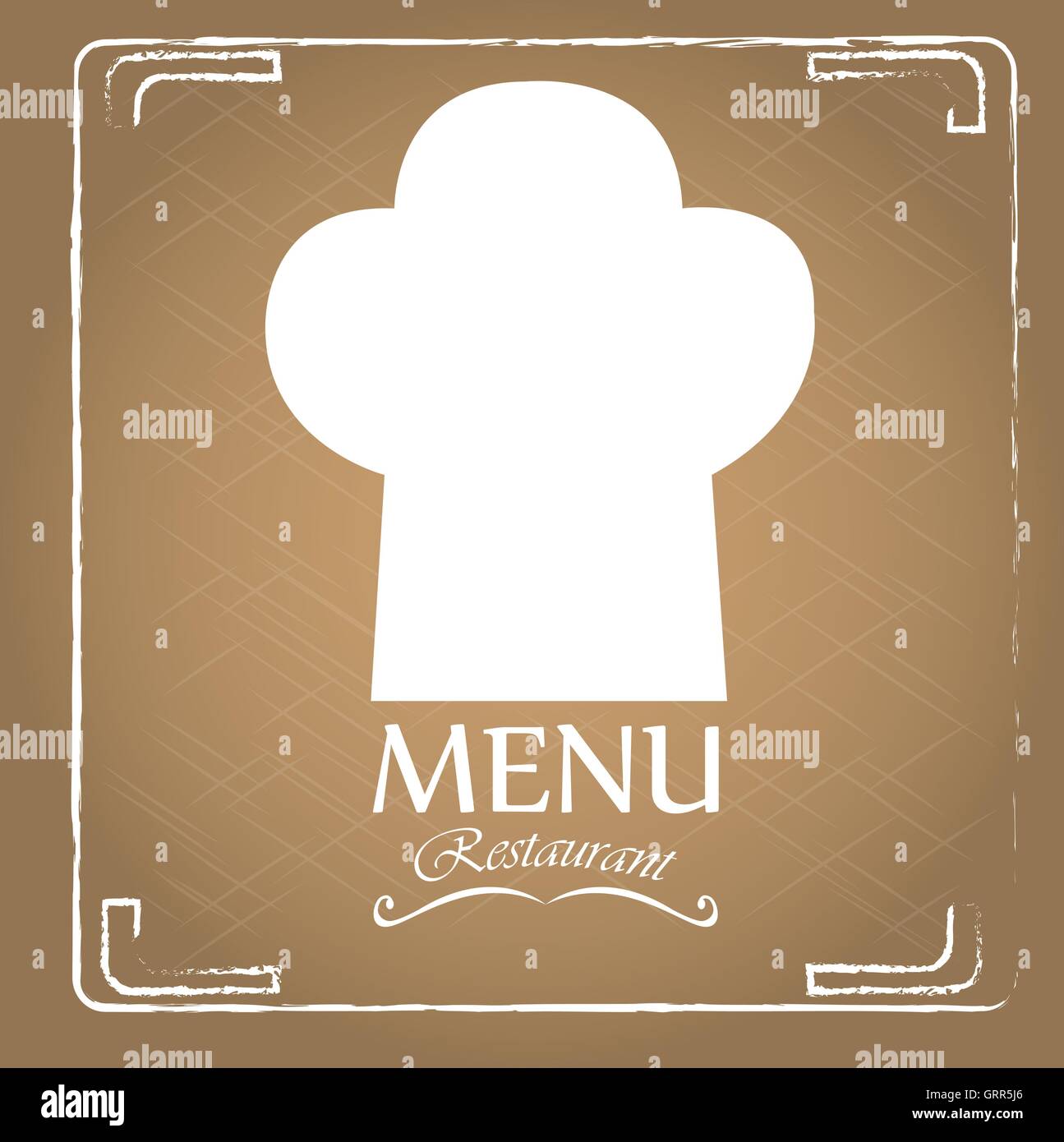 Retro menu design with text, Vector illustration Stock Vector Image ...