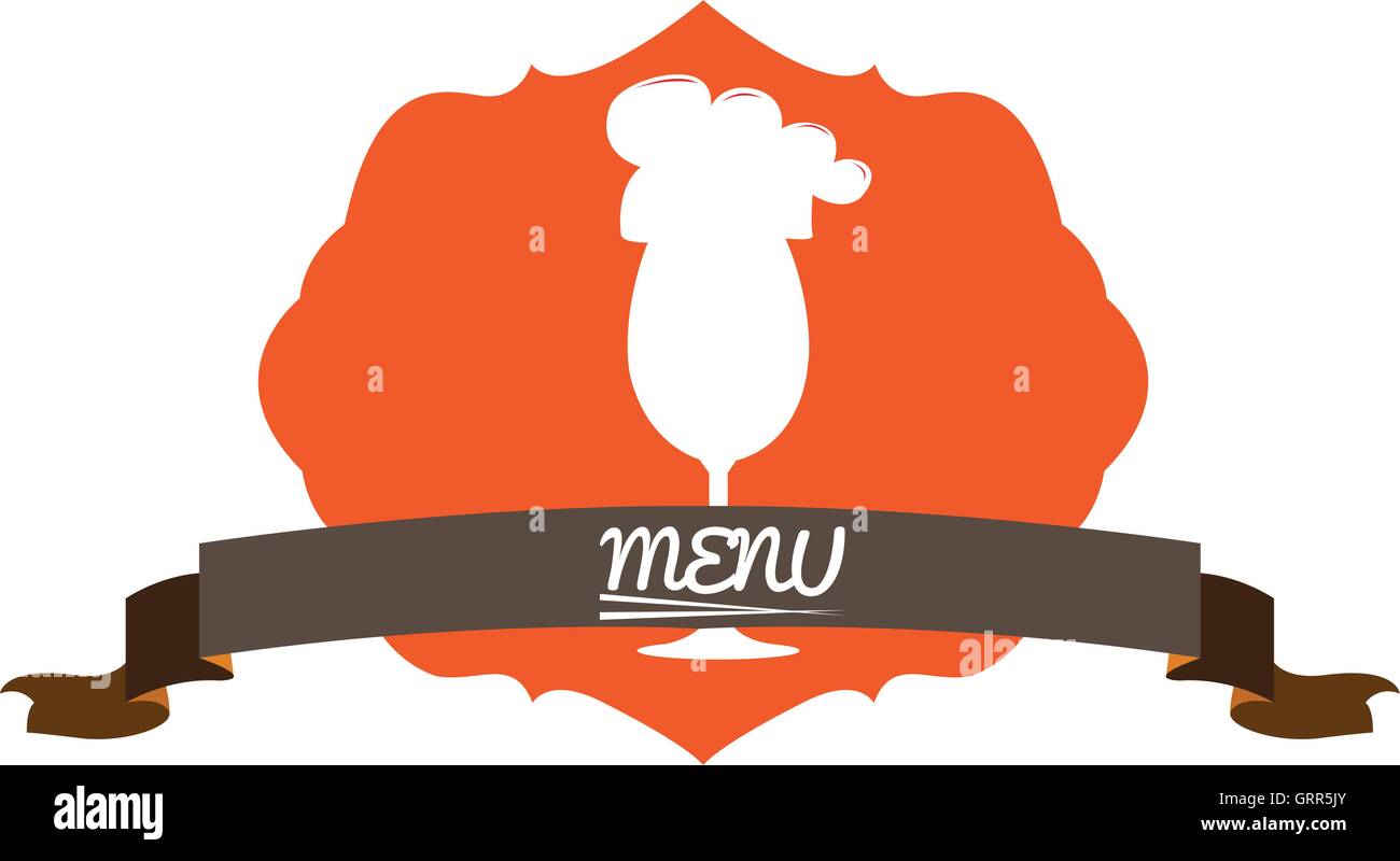 Isolated menu label design with text, Vector illustration Stock Vector ...