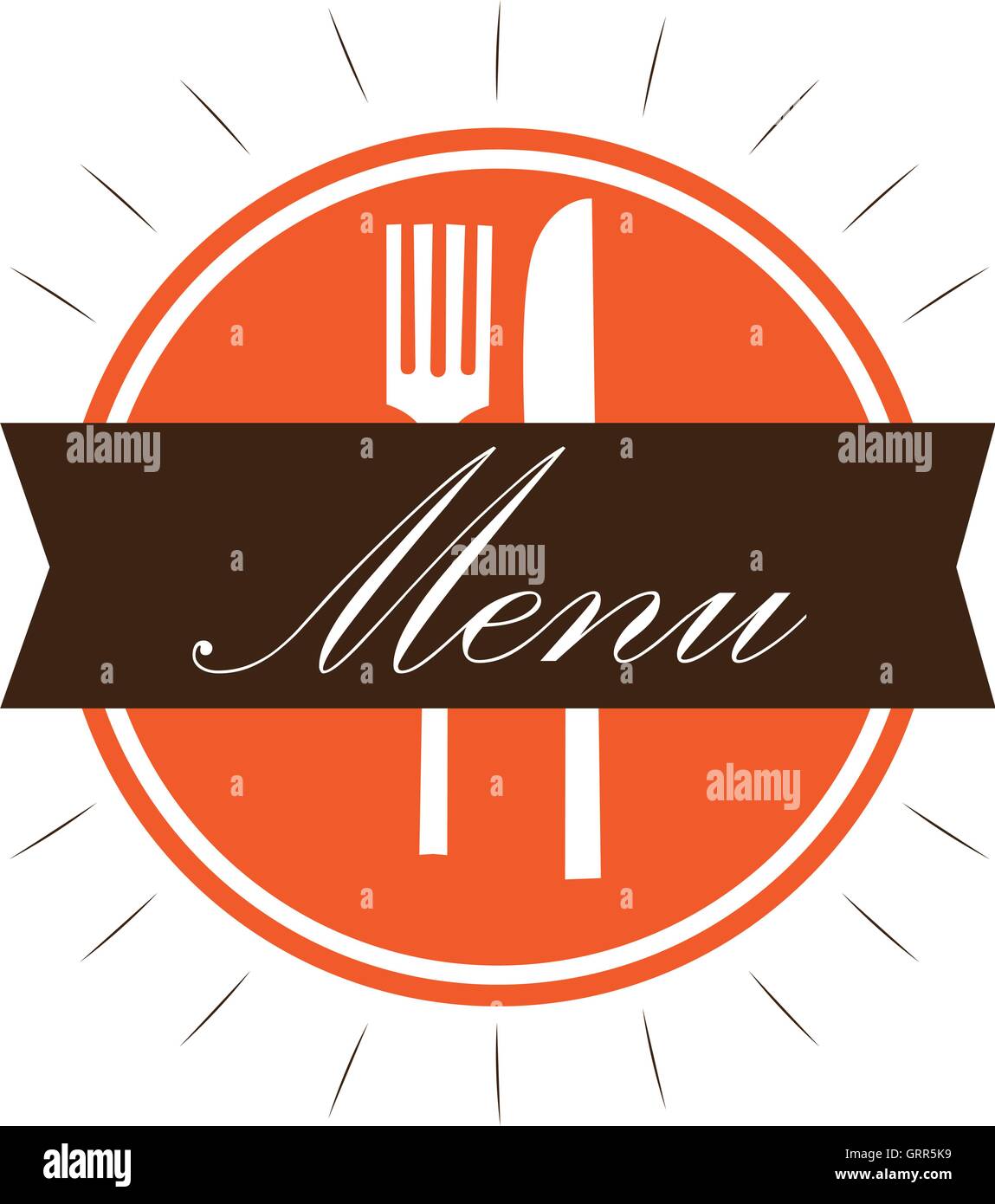Isolated modern menu label design, Vector illustration Stock Vector ...