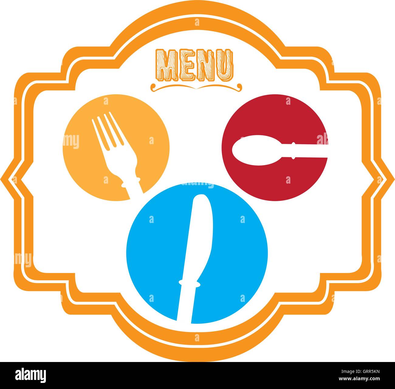 Isolated modern menu label design, Vector illustration Stock Vector ...