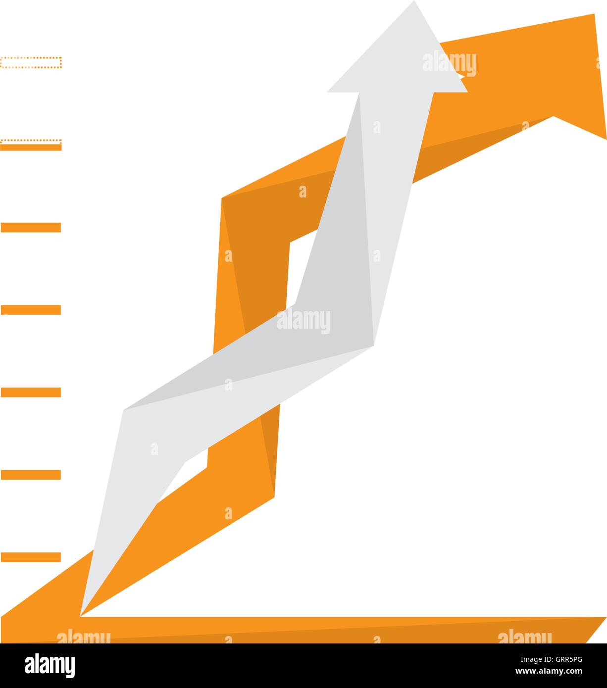 Abstract profit business graph bar, Vector illustration Stock Vector ...